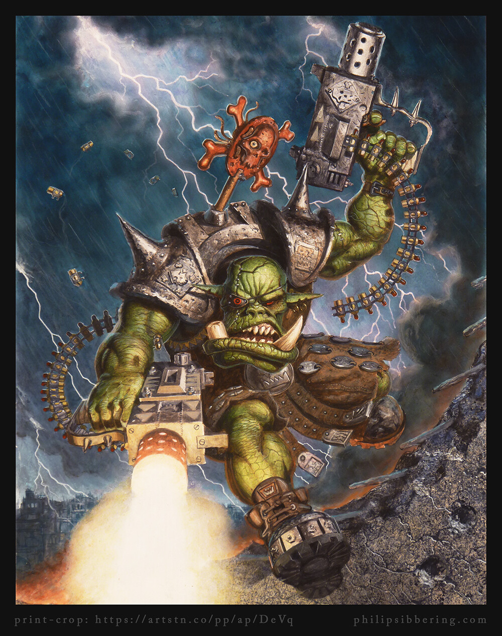 Jumpin' Jack Orc by Philip Sibbering : r/ImaginaryOrcs