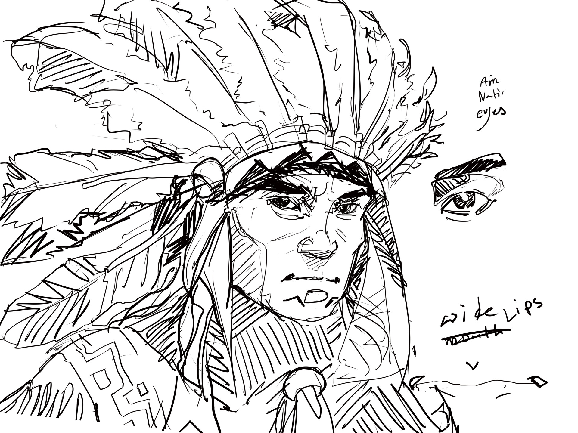 ArtStation - Ethnic Study, Native American
