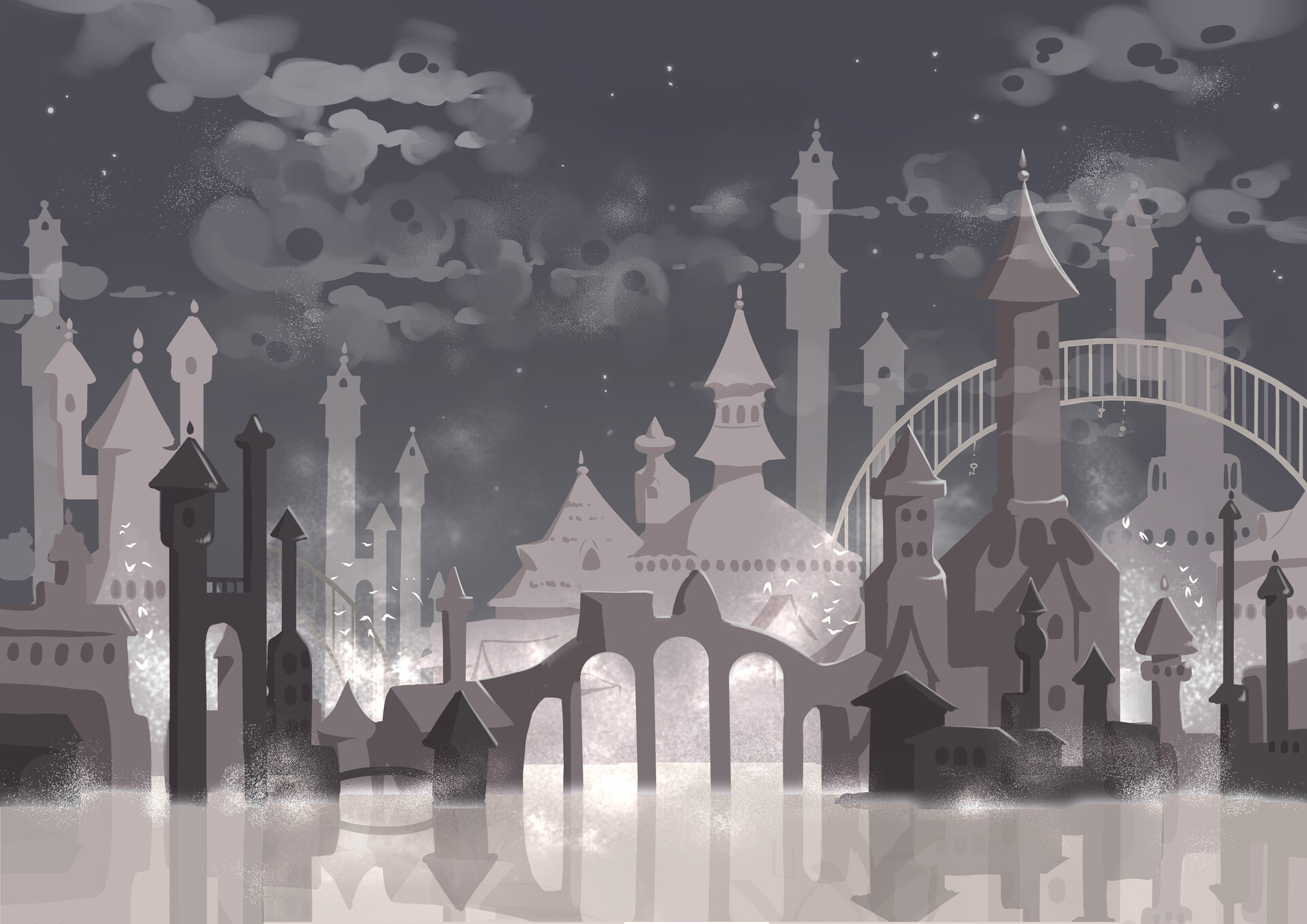 ArtStation - Clock town