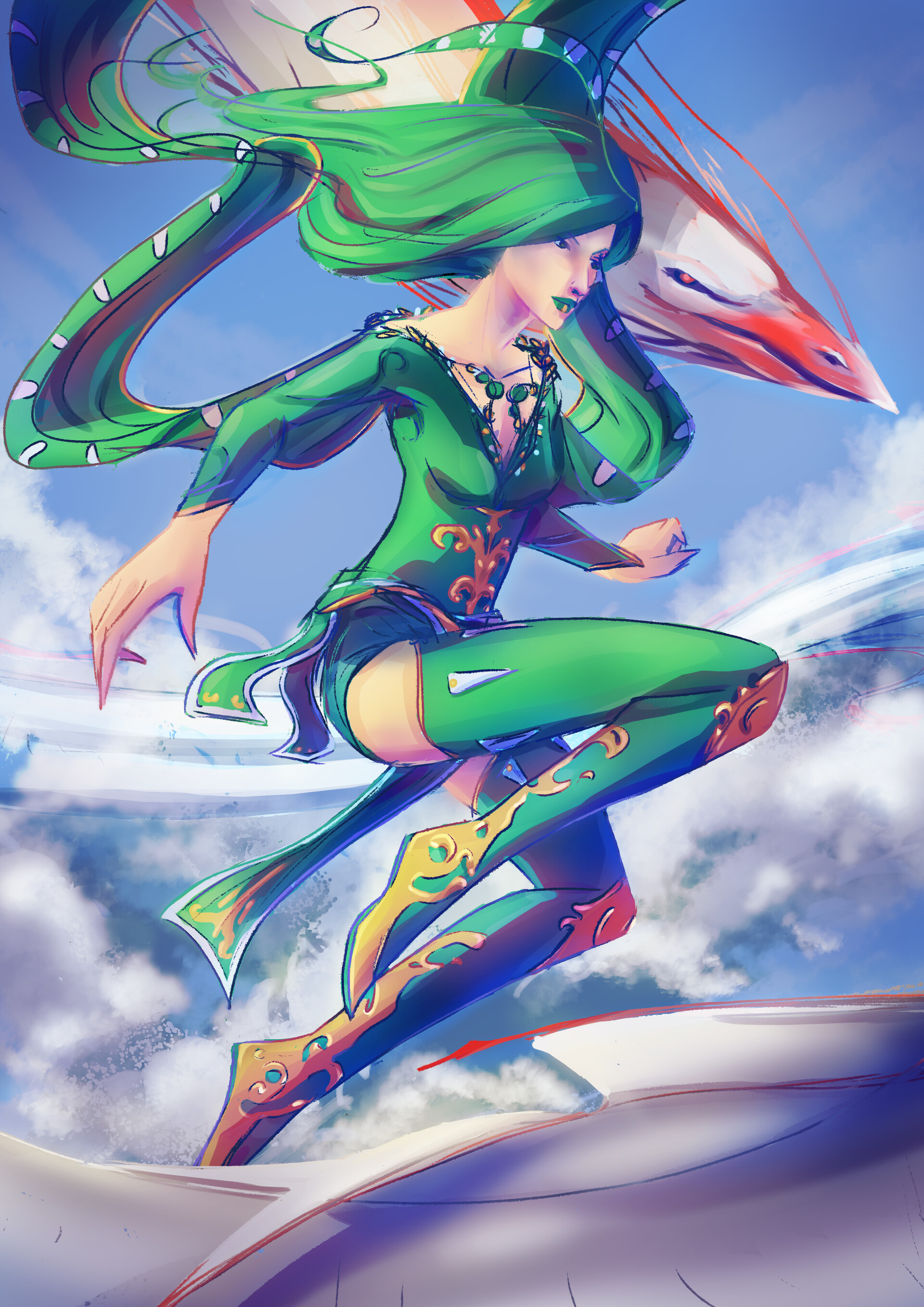 ArtStation - Rydia fanart