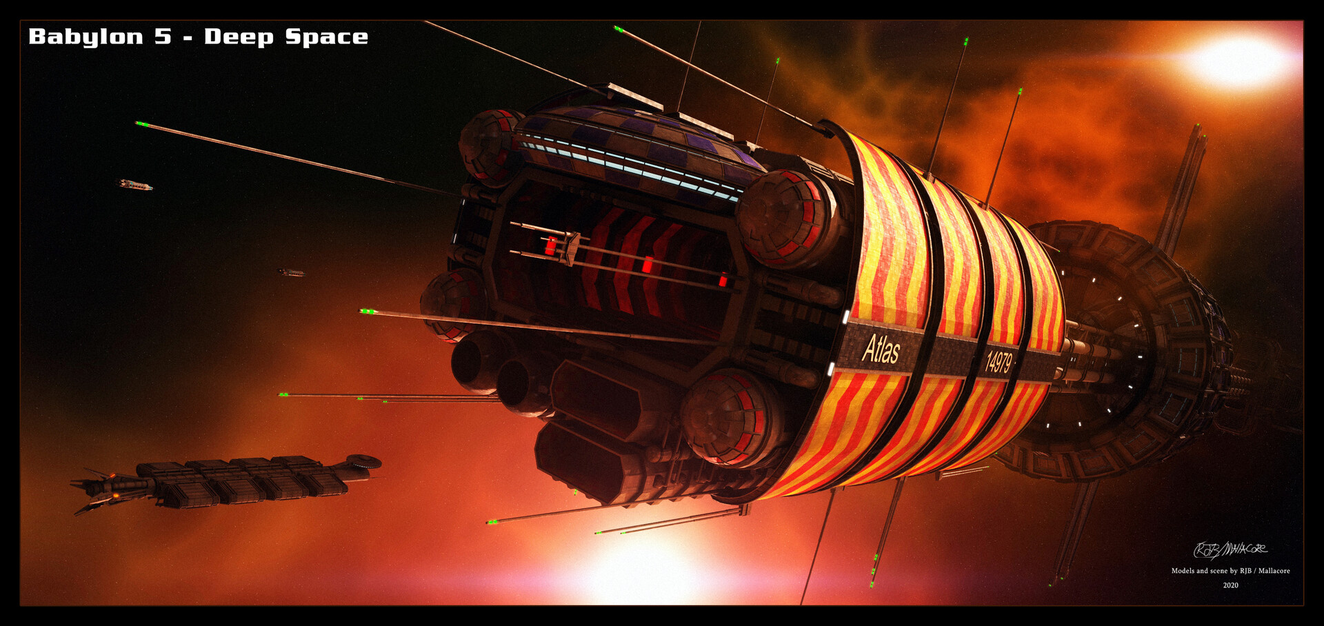 ArtStation - Babylon 5 - Deep Space