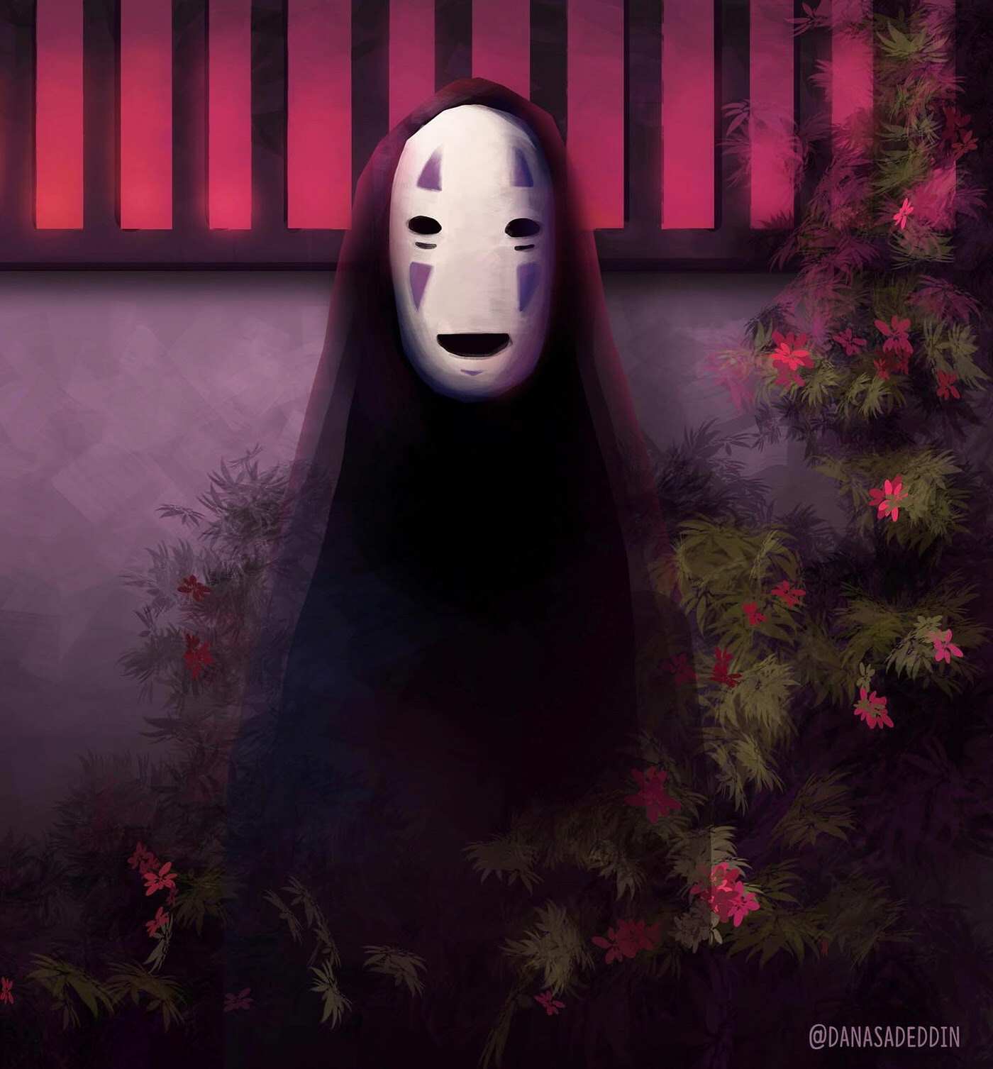 No Face Spirited Away Art
