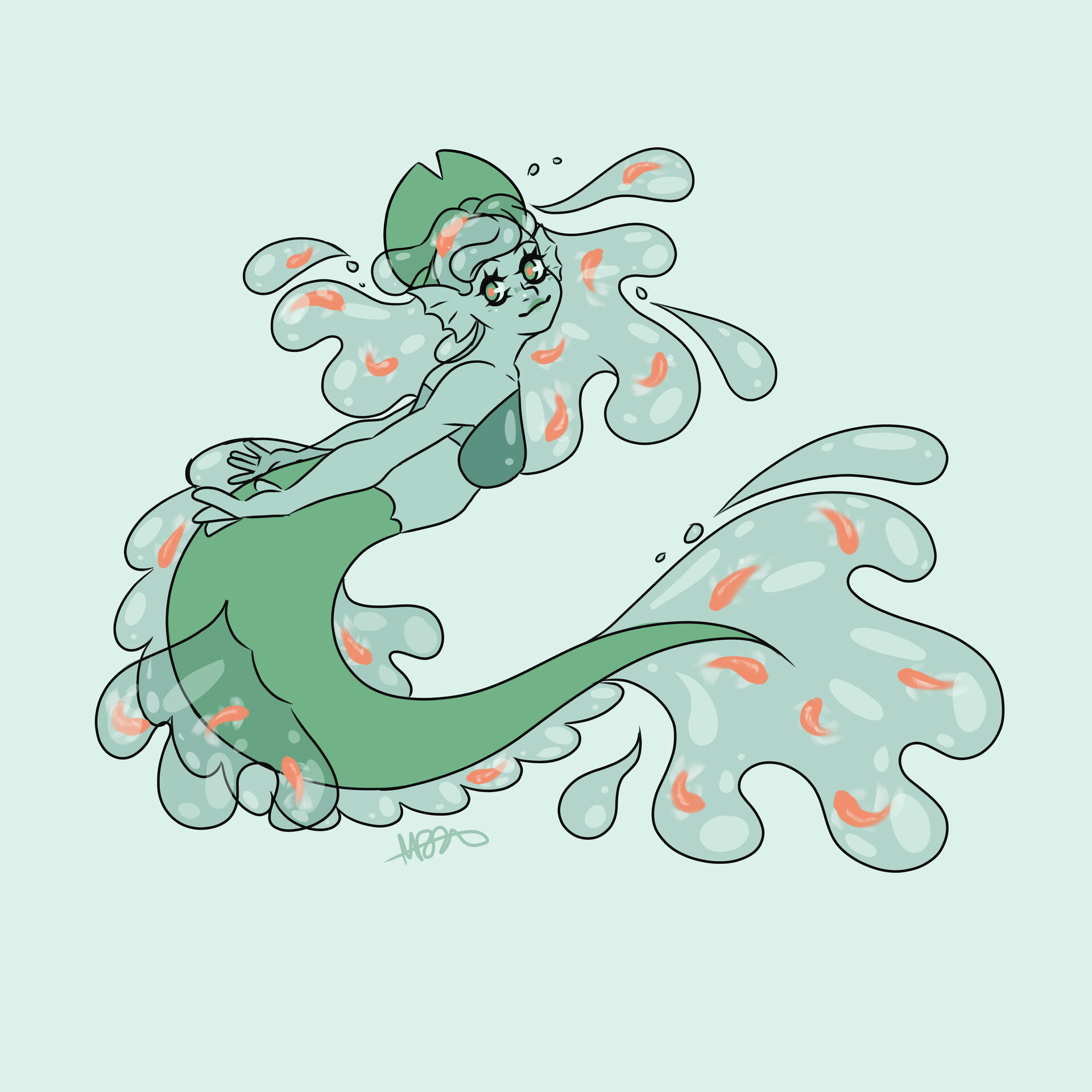 ArtStation - Pond Mermaid