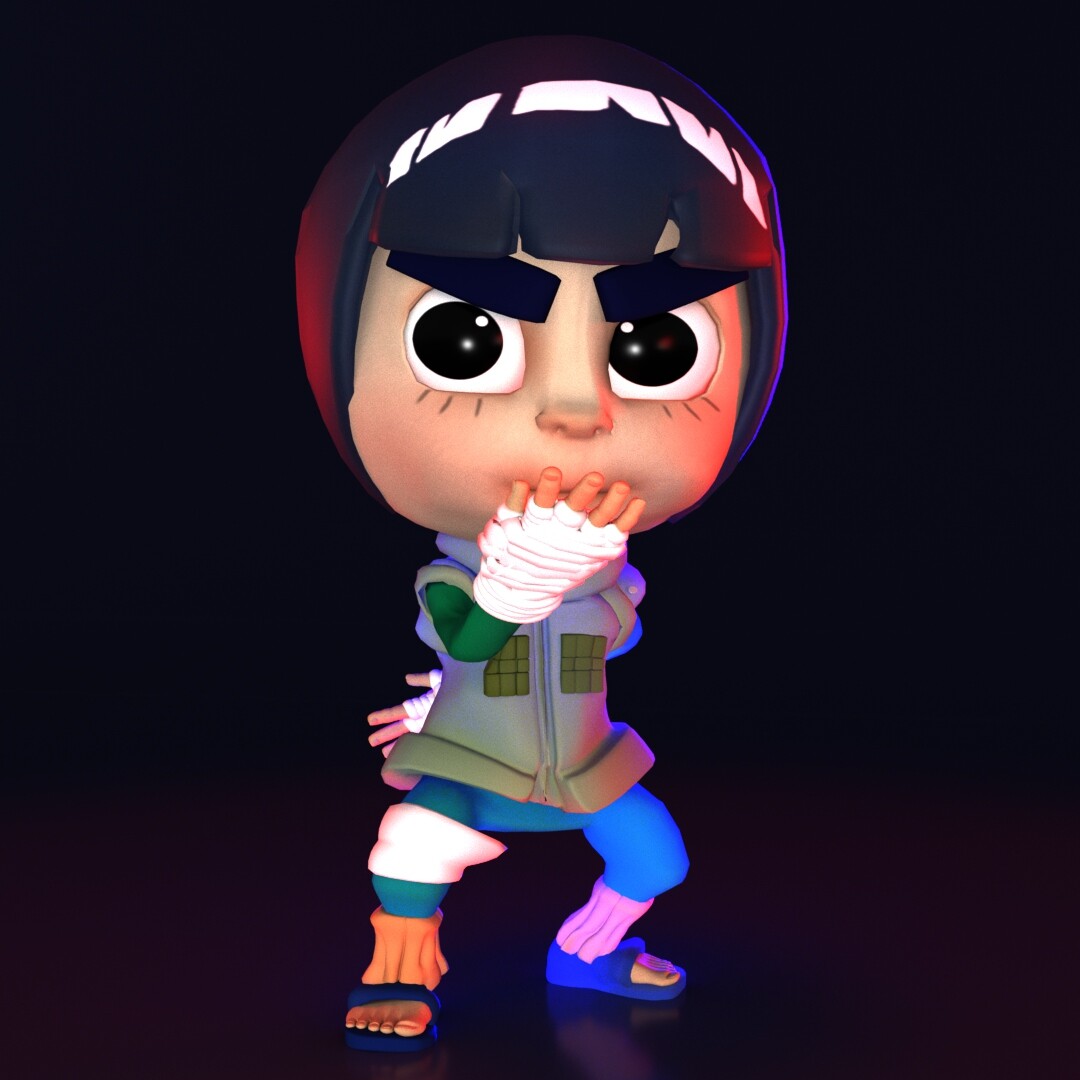 ArtStation - FanArT: Rock Lee
