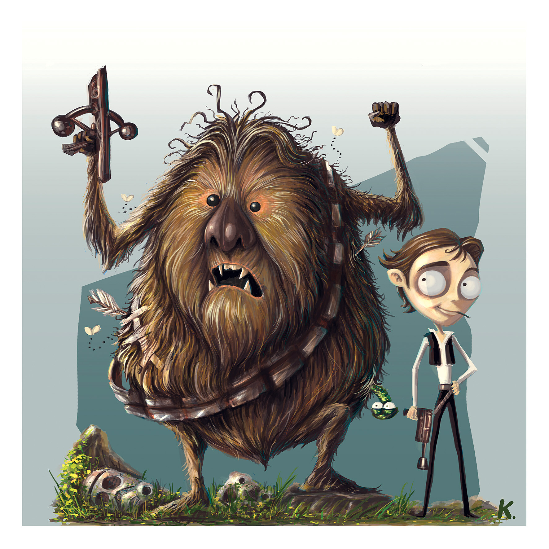 ArtStation - Chewy and Han