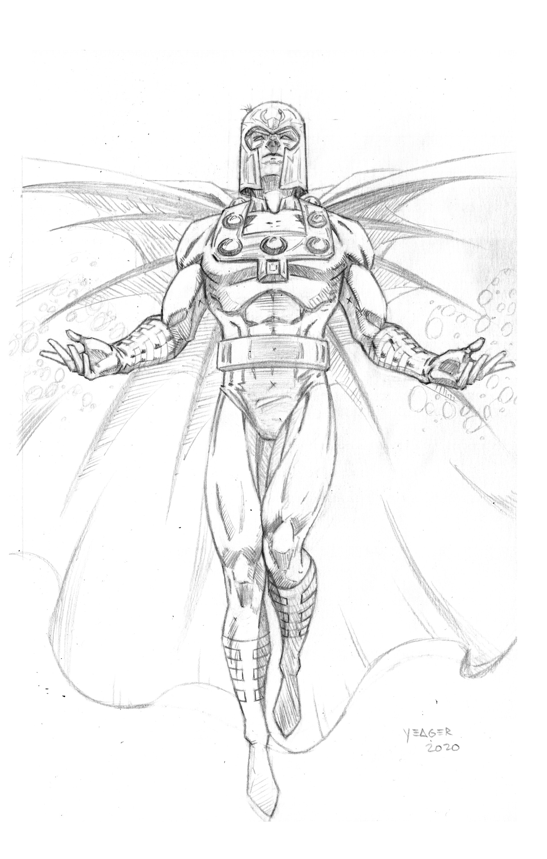 magneto coloring sheet