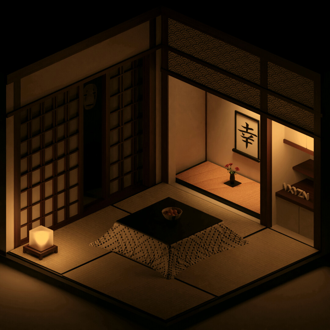 ArtStation - Traditional Japanese Room