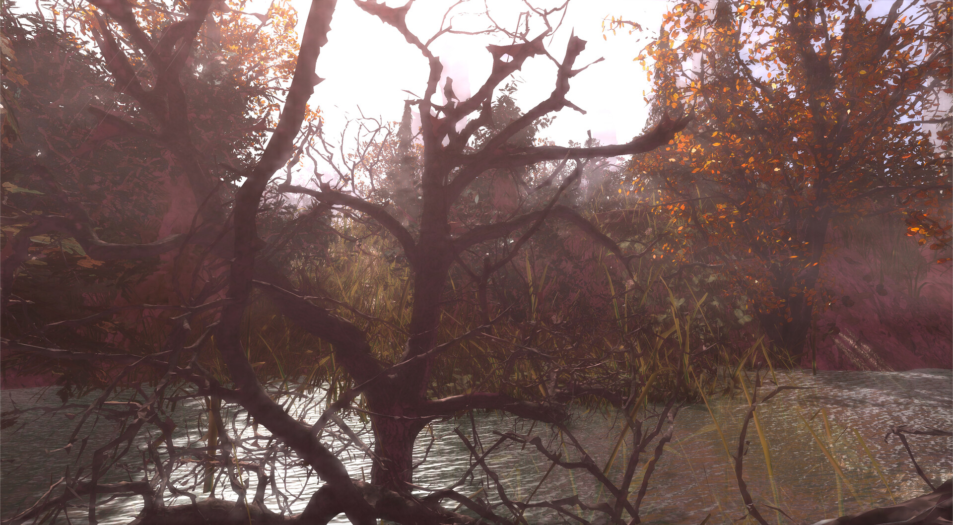 ArtStation - The evil spell forest : Dead Deer stress test.