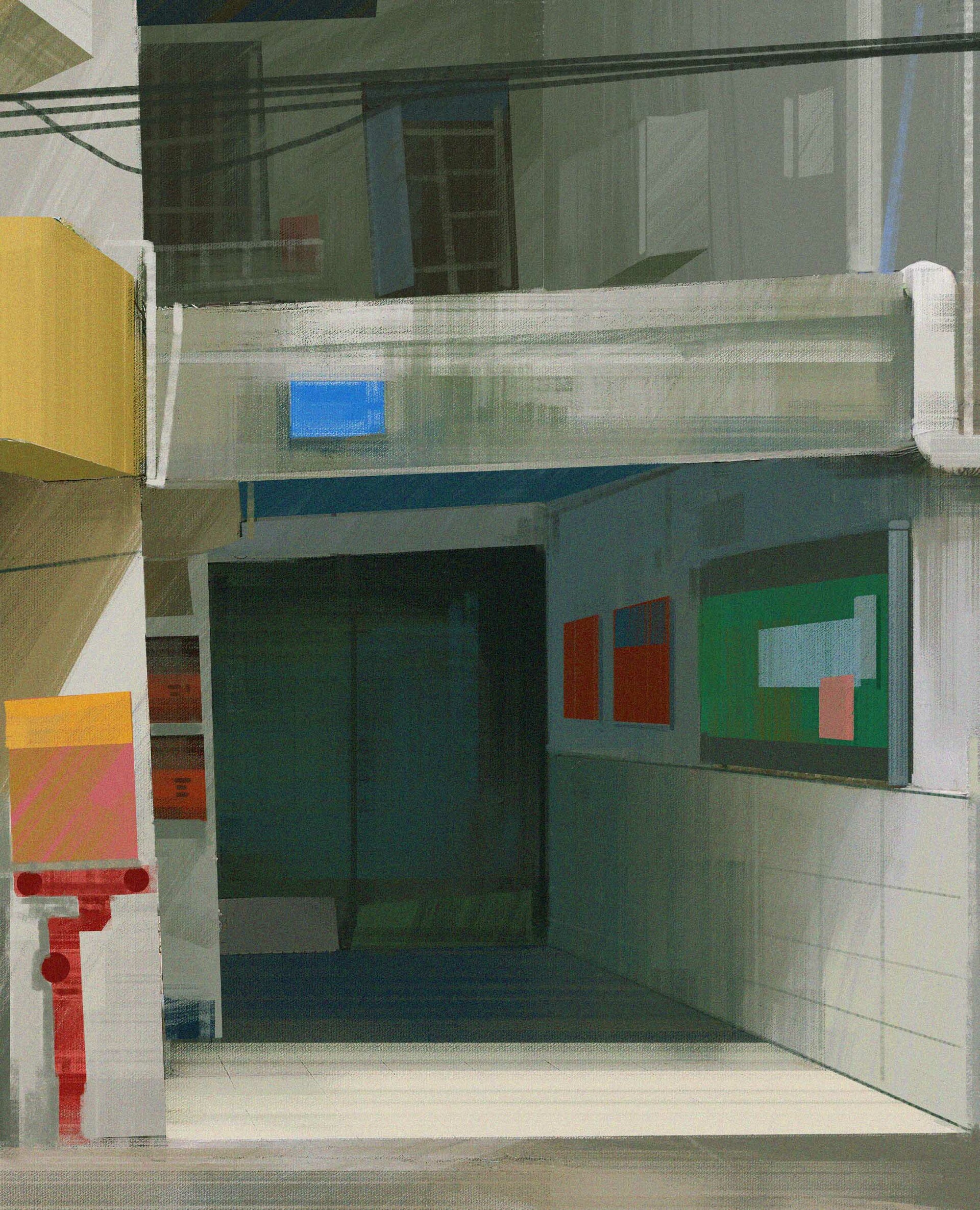 ArtStation - 平面风格 写生尝试 | Flat style sketching attempt