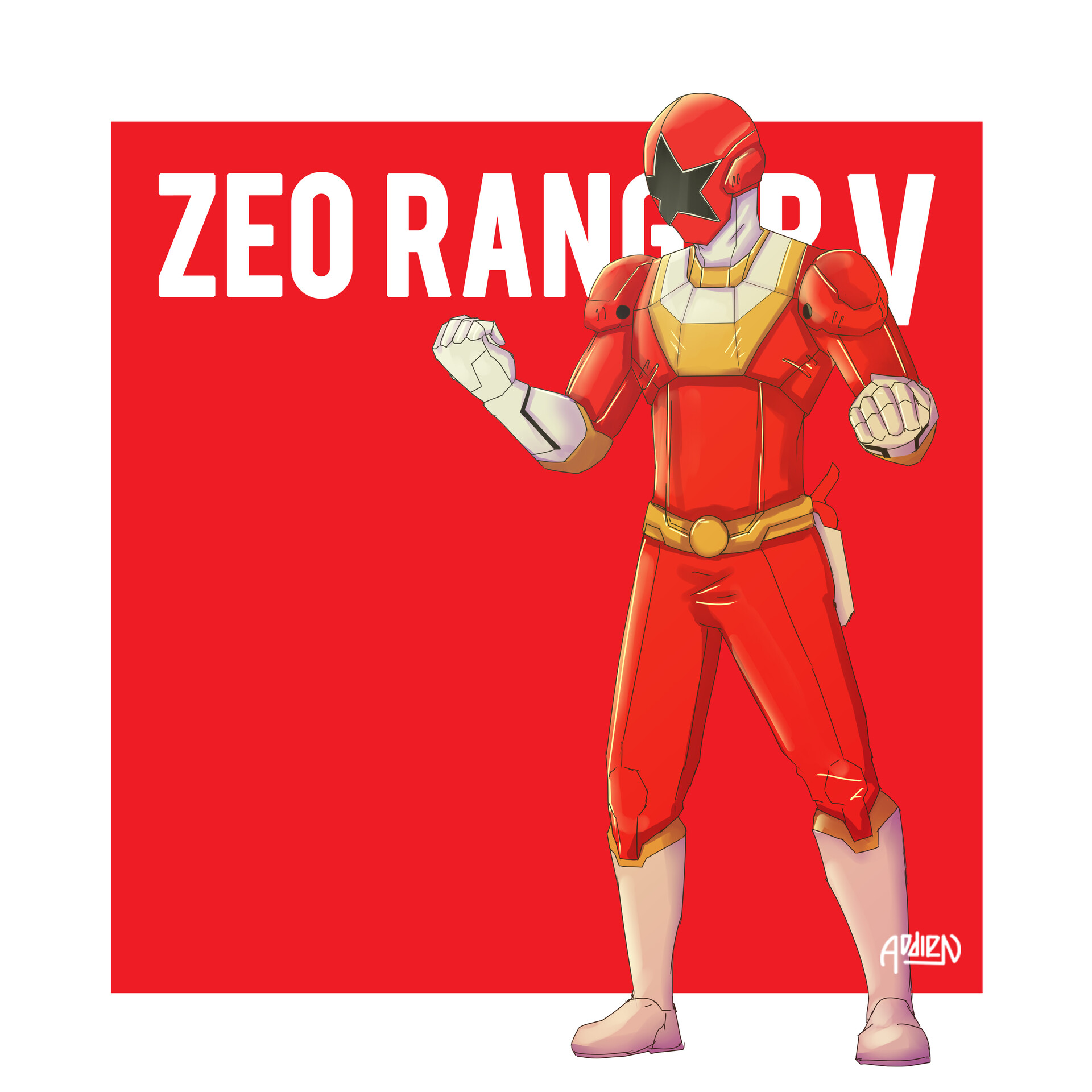 Addien Fachruroji - Power Ranger Re-Design