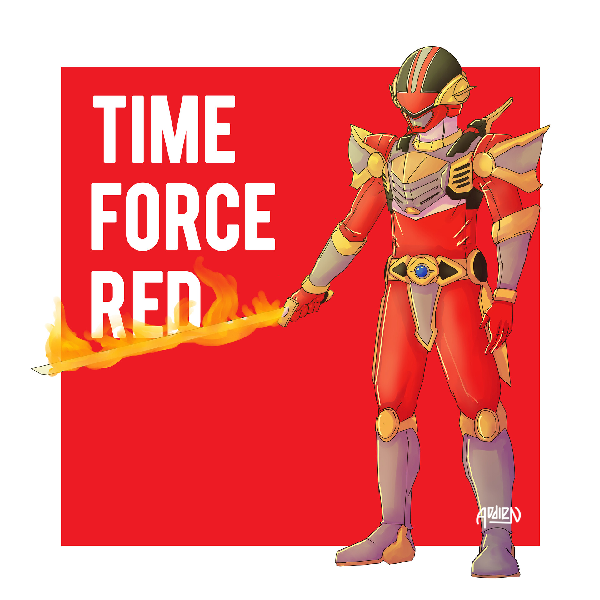 Power Rangers Time Force Red Ranger Battlizer