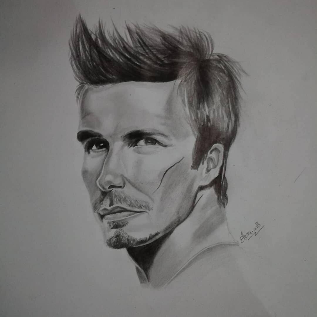 ArtStation - David Beckham potrait