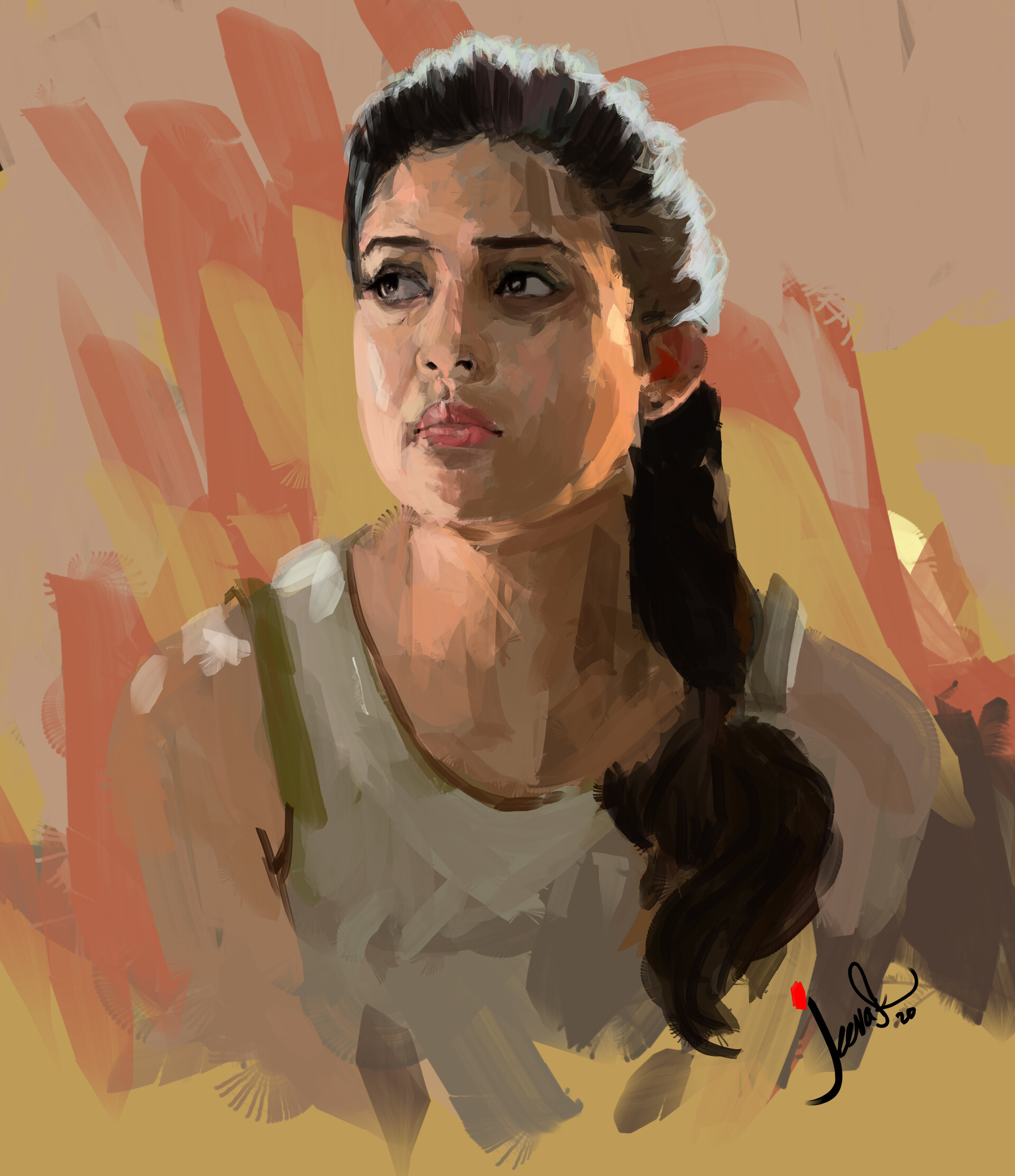 ArtStation - Lady Superstar Nayanthara