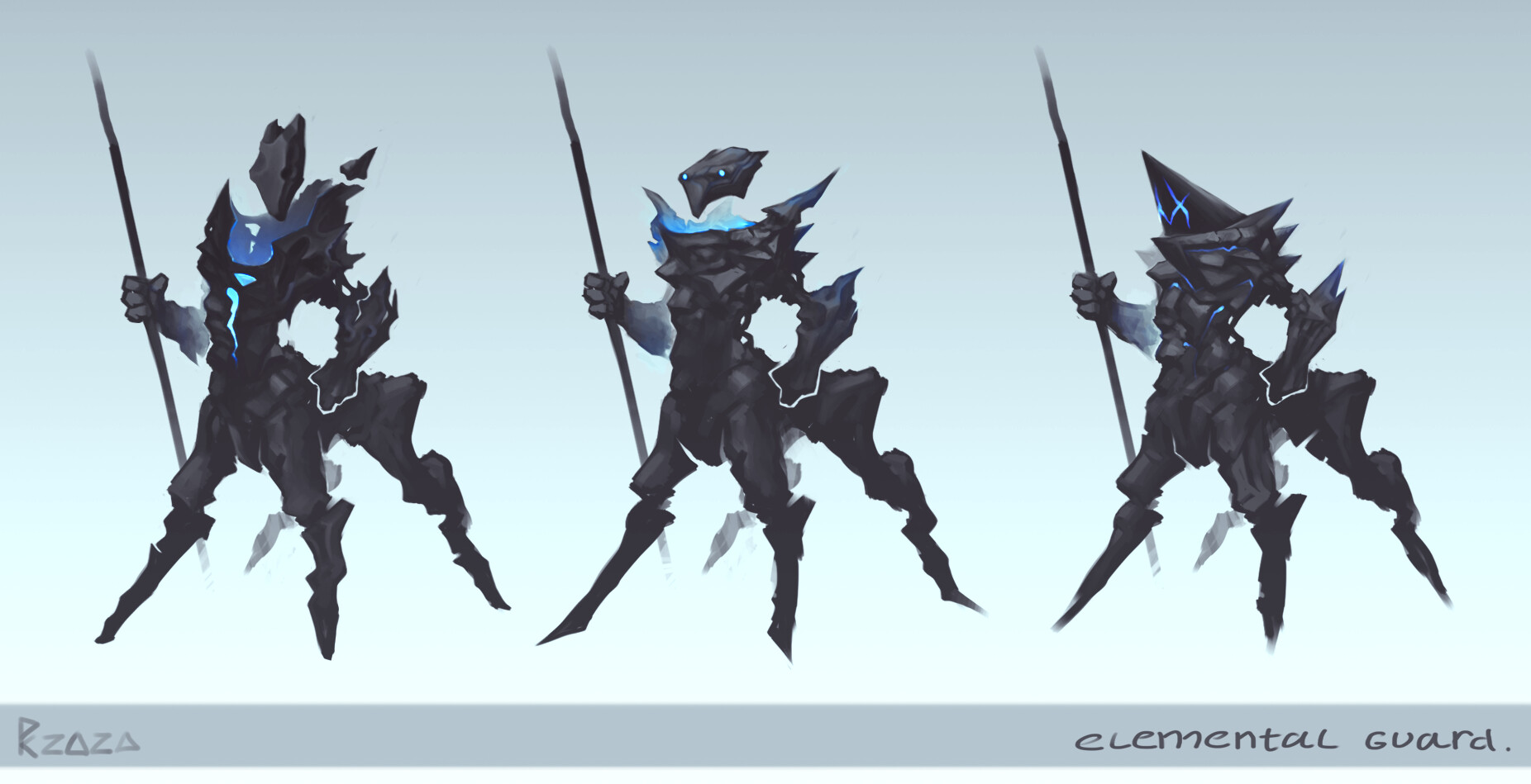 ArtStation - Elemental guard concept