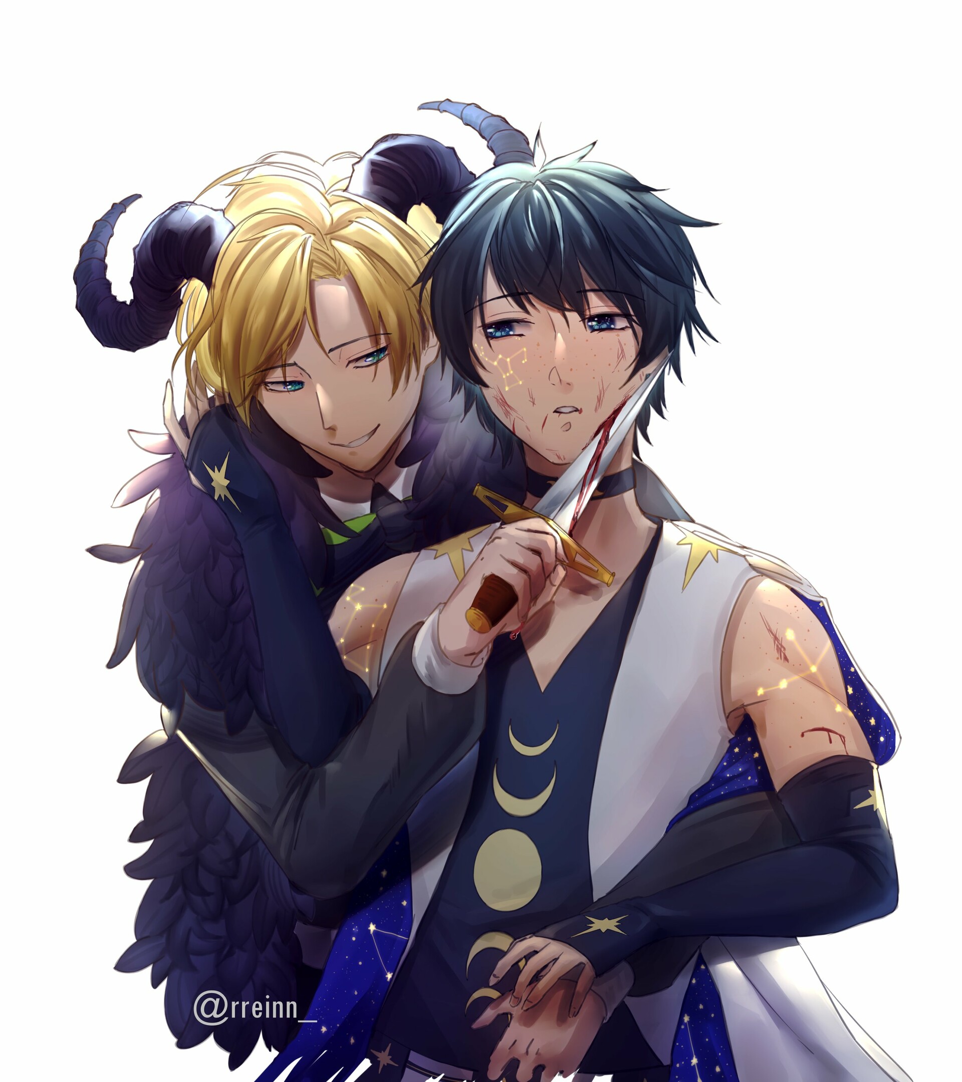 ArtStation - obey me comm