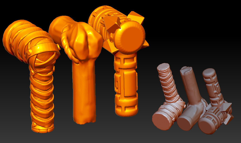 ArtStation - Shield handle