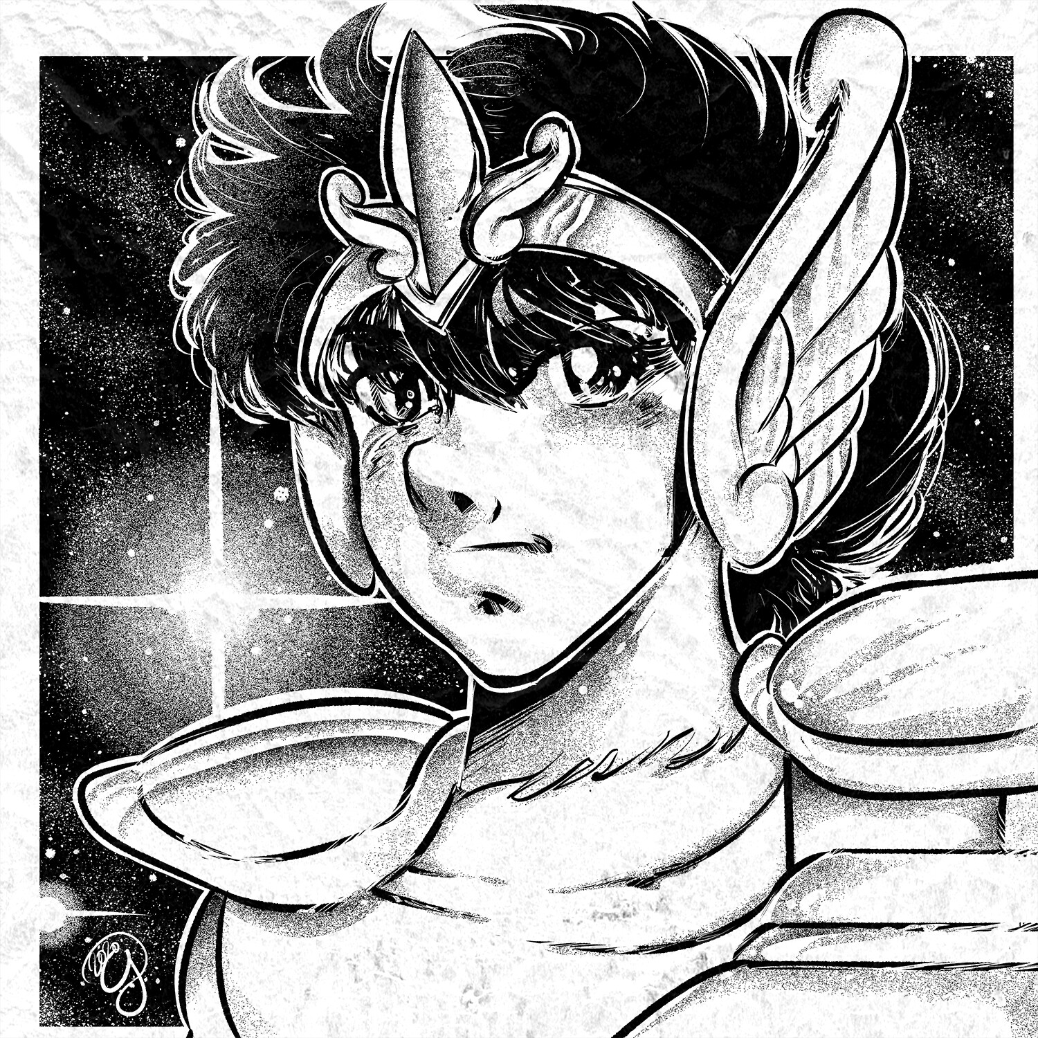 ArtStation - Seiya de Pégaso (天馬星座の星矢)