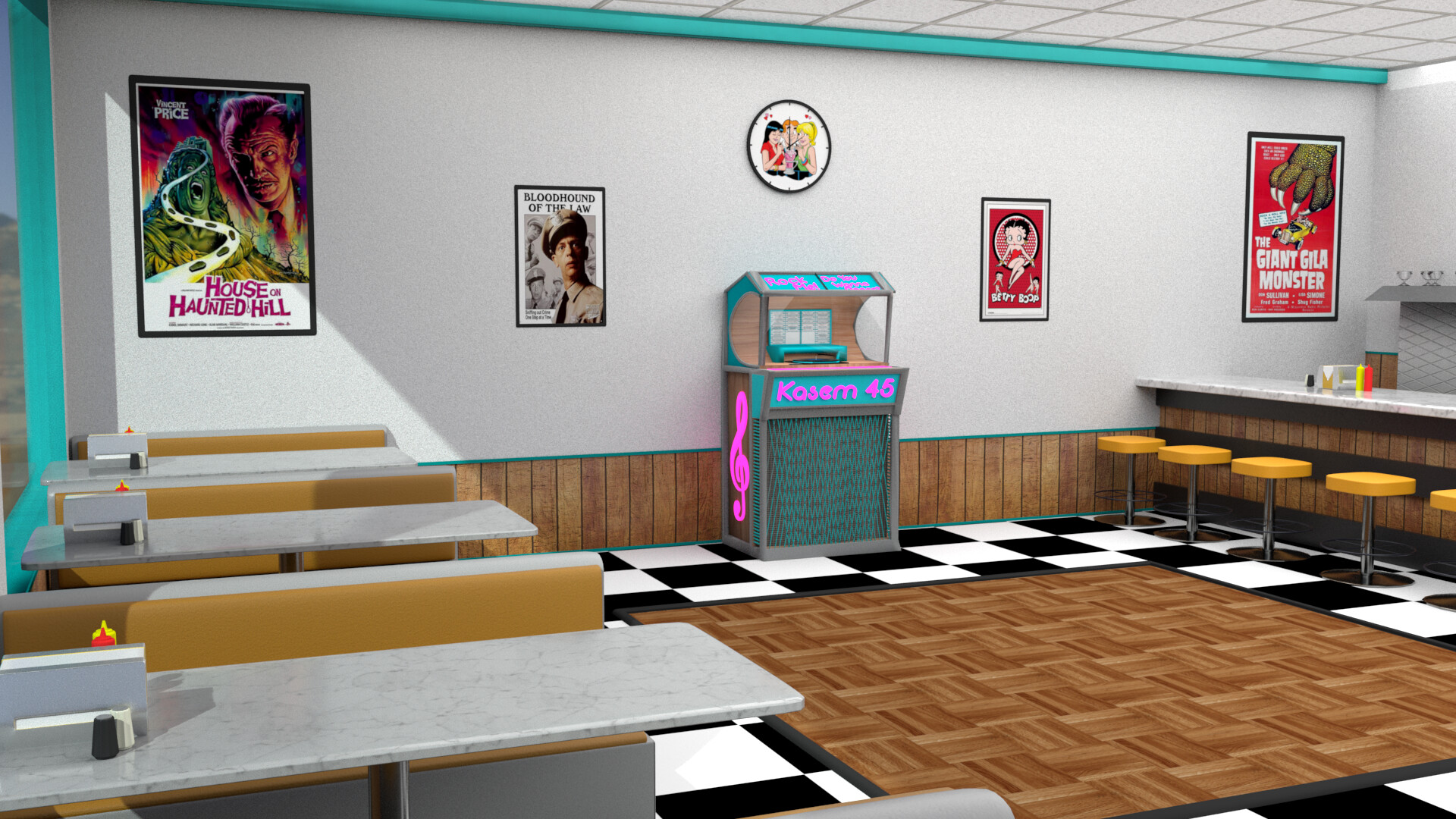 ArtStation - Don's Diner Project