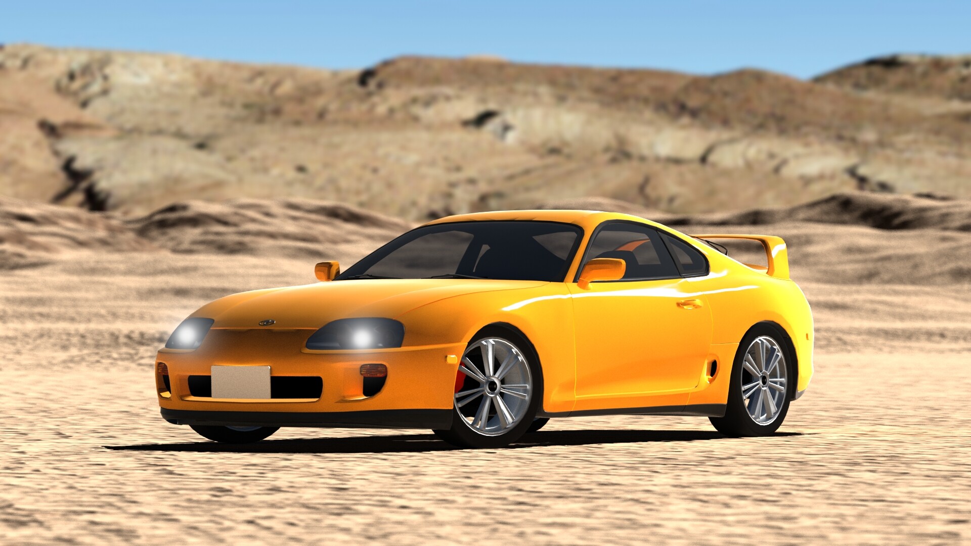 ArtStation - Toyota Supra RZ