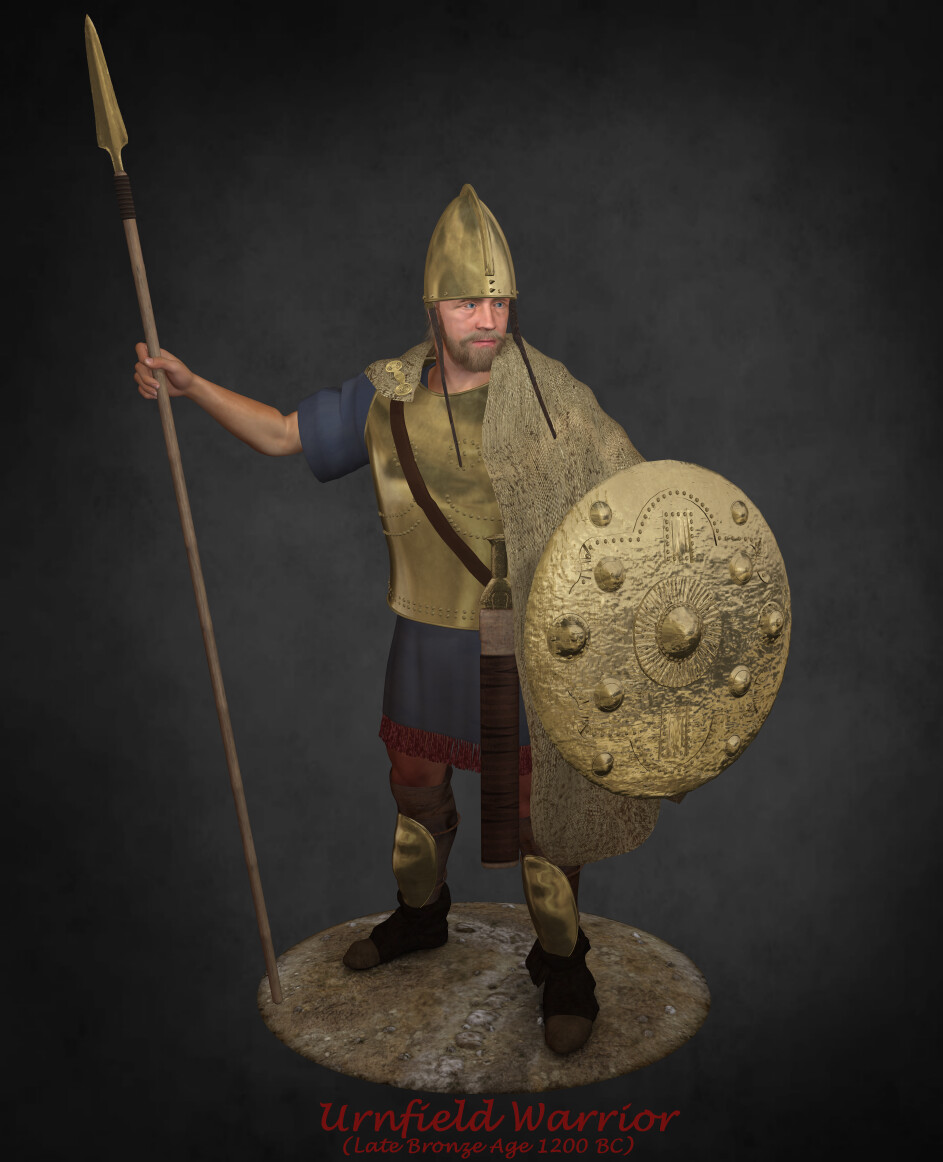 ArtStation - Urnfield Warrior 1200 BC