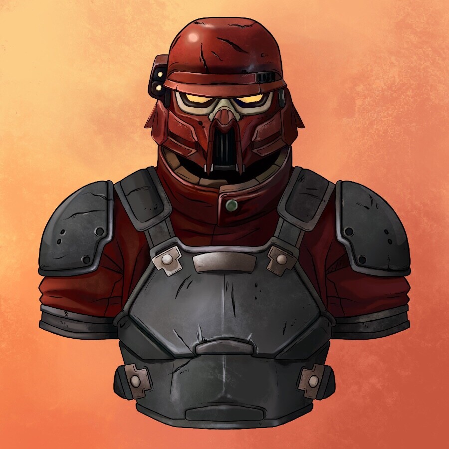 Nikita L. - Borderlands fanart #1/ ATLAS Soldier