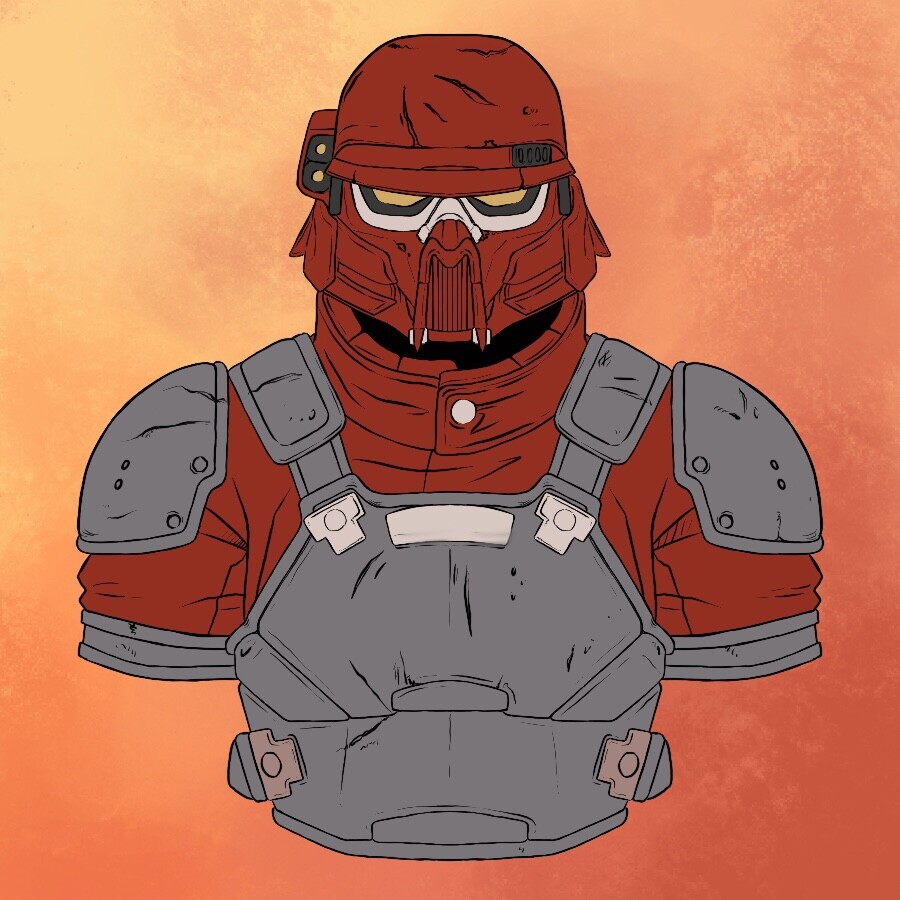 Nikita L. - Borderlands fanart #1/ ATLAS Soldier