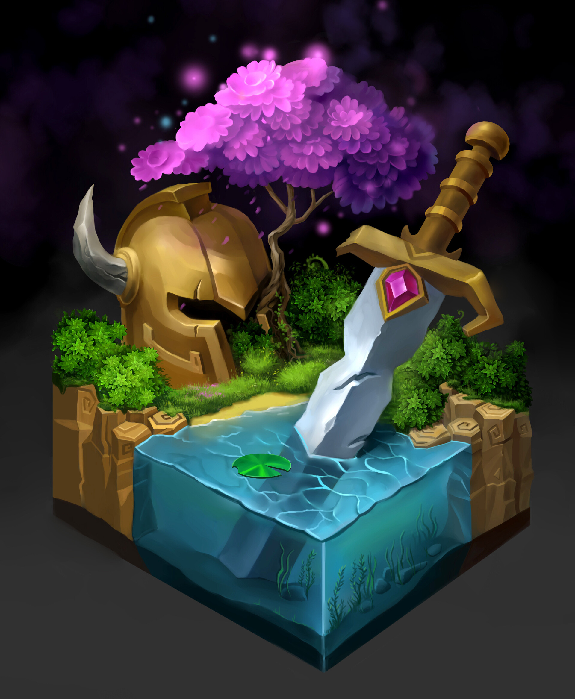 ArtStation - The lost sword