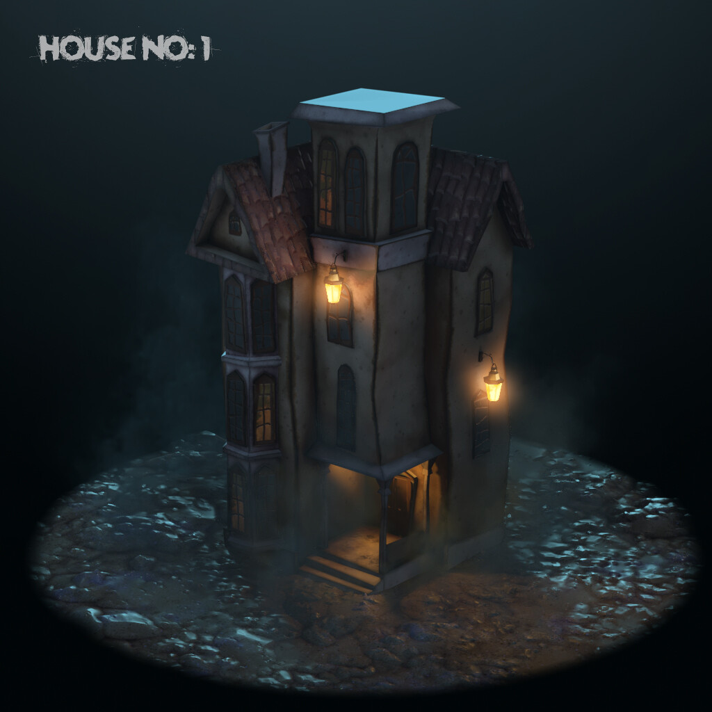 ArtStation - House modeling for a video game