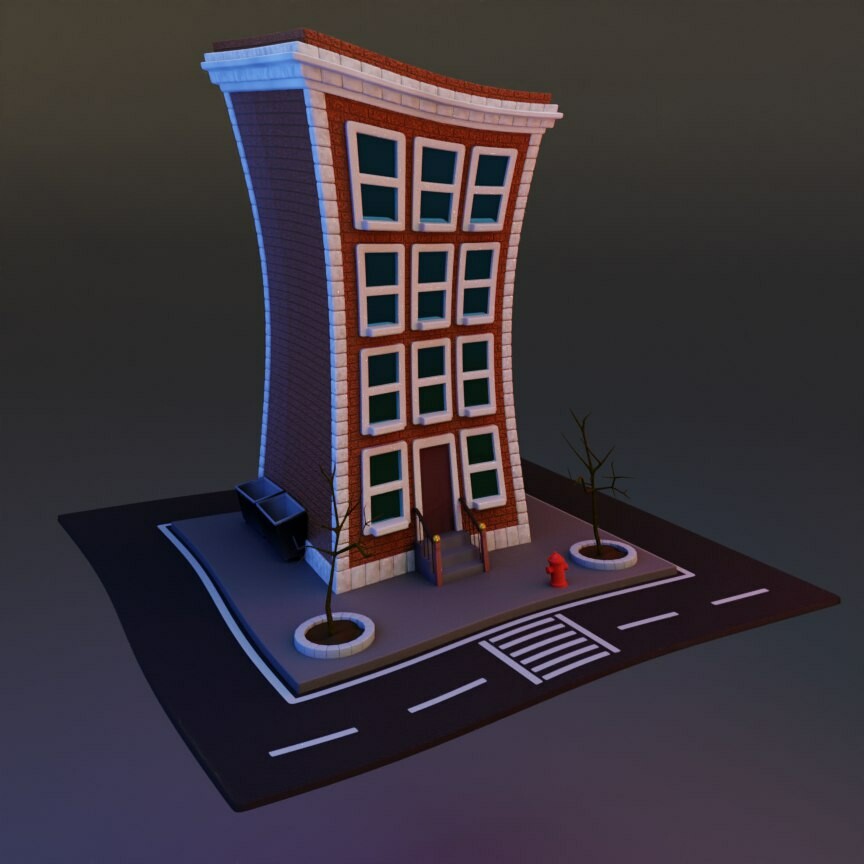 ArtStation - Toon Building