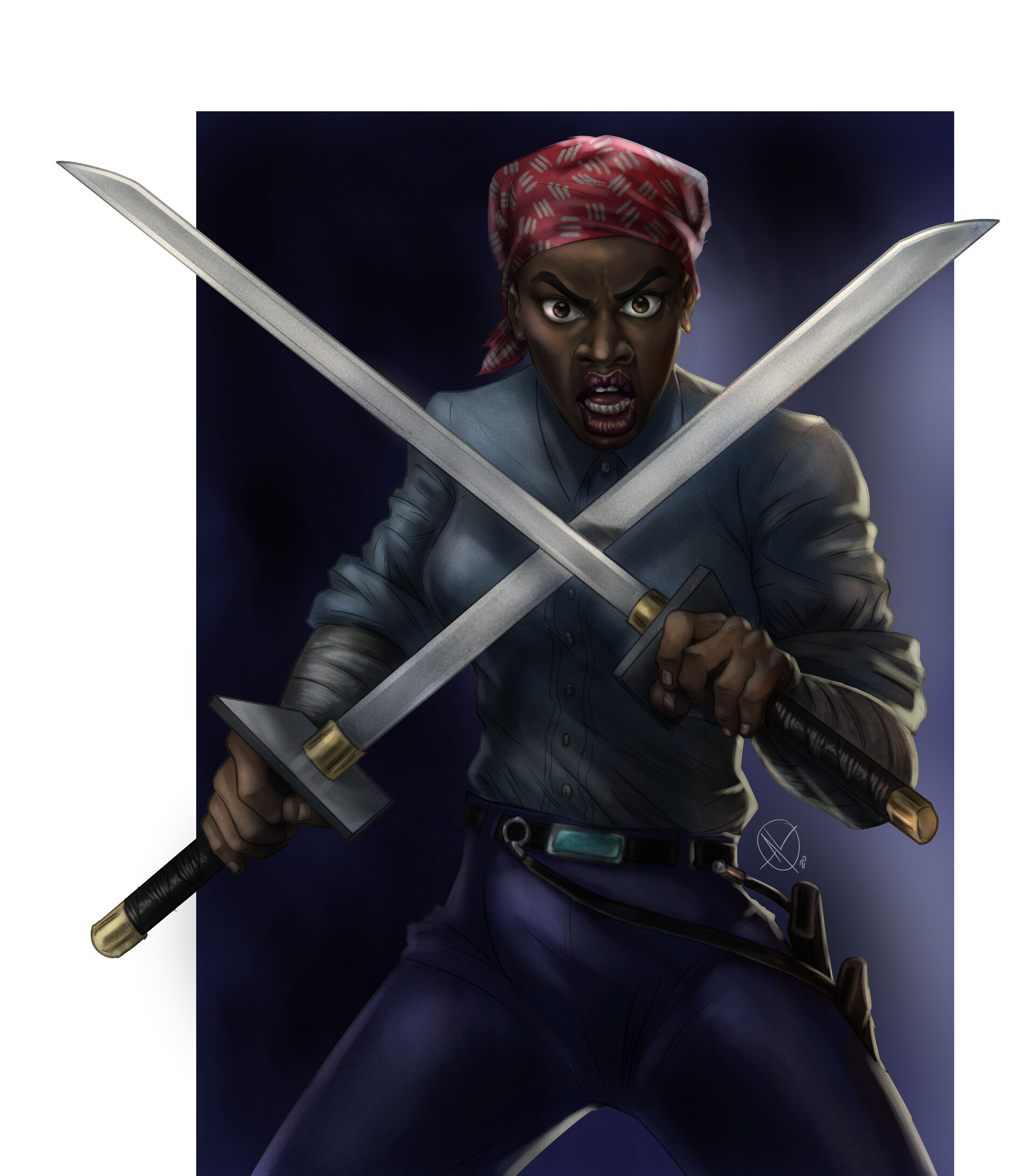 ArtStation - Harriet Tubman fan art