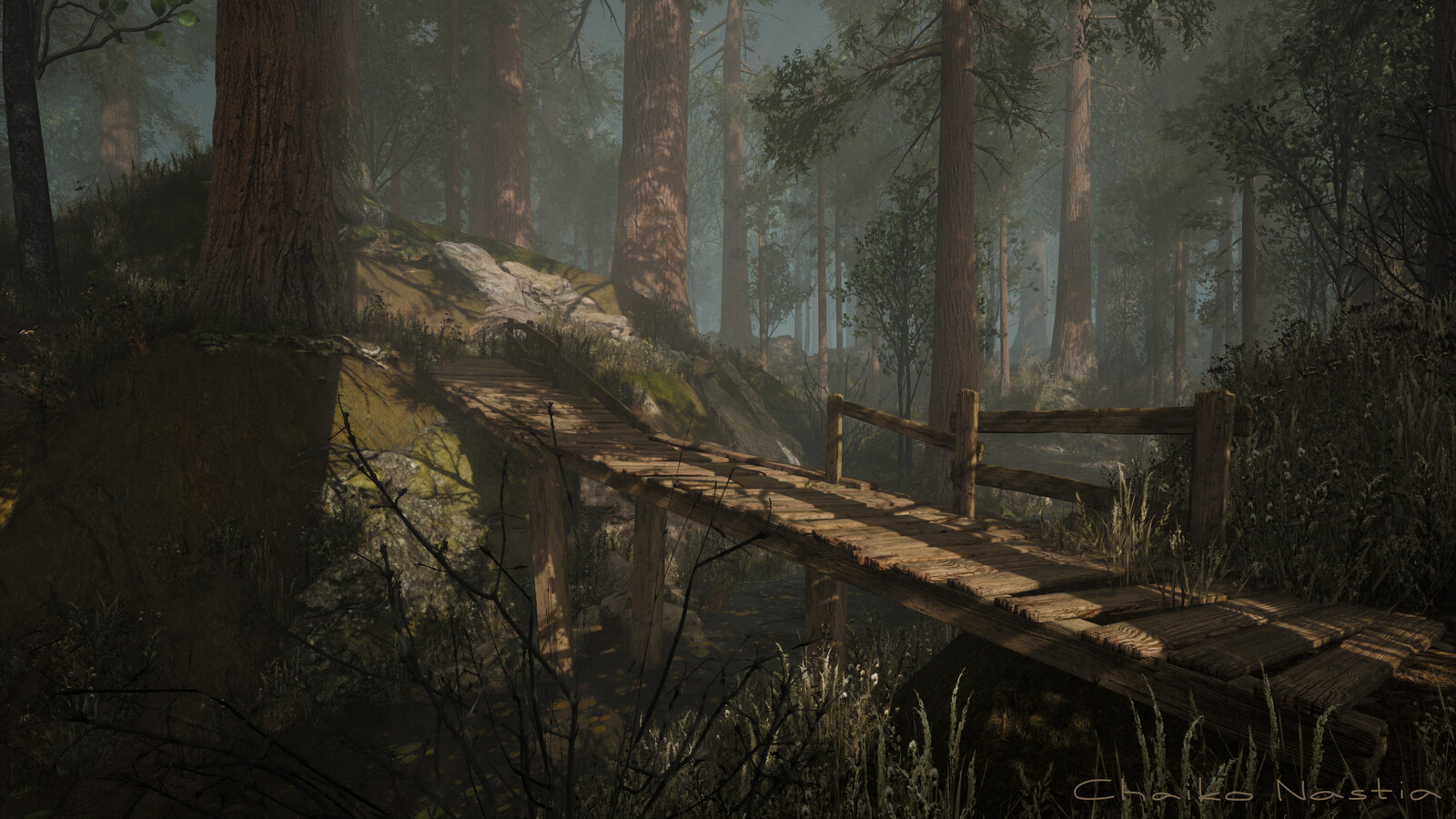 Nastia Chaiko - Level Art & Lighting : Swamp