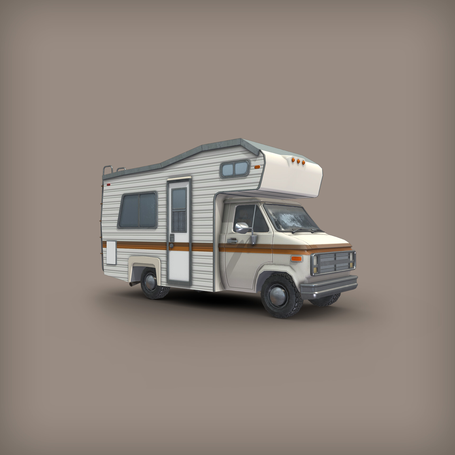 ArtStation - 80s Camper Van