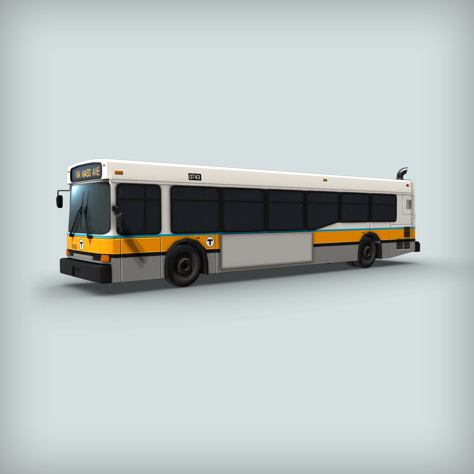 Evan Hiltz - City Bus [MBTA Colors]