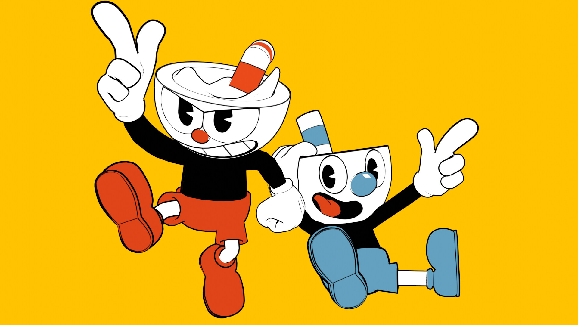 ArtStation - Cuphead and Mugman