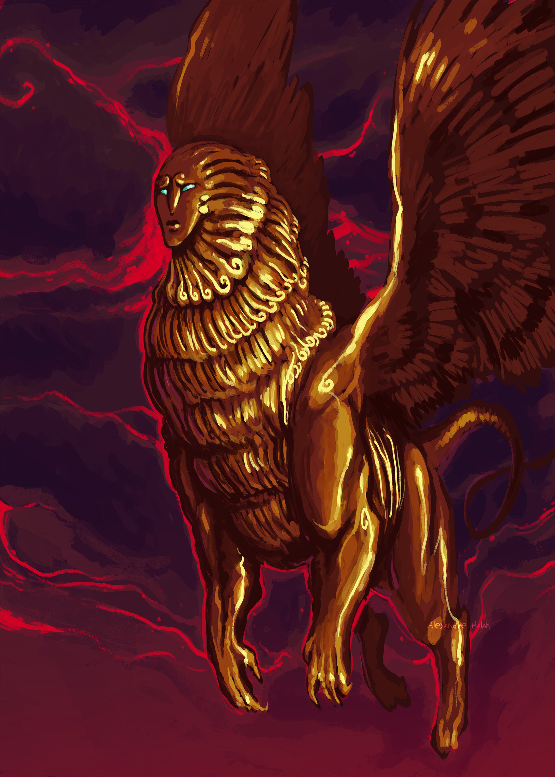 ArtStation - D&D: Samuel's Sphinx