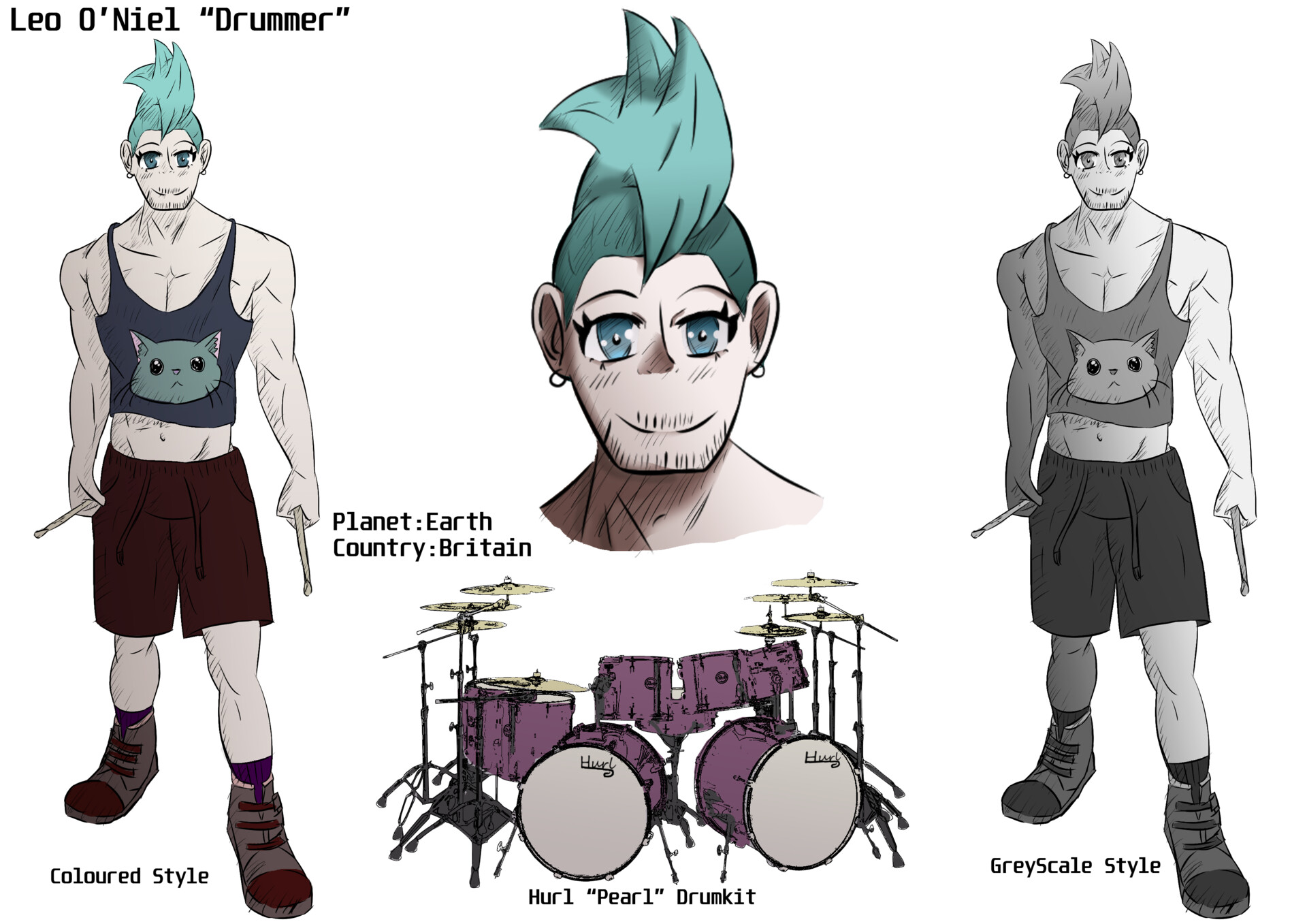 ArtStation - Leo Character Design (Intergalactic Metal)