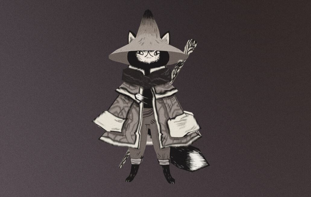 ArtStation - 3D Mage Cat (Concept by Heikala)