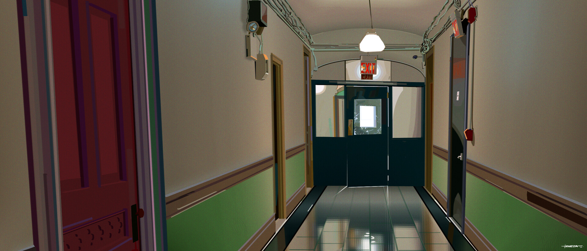 ArtStation - hallway