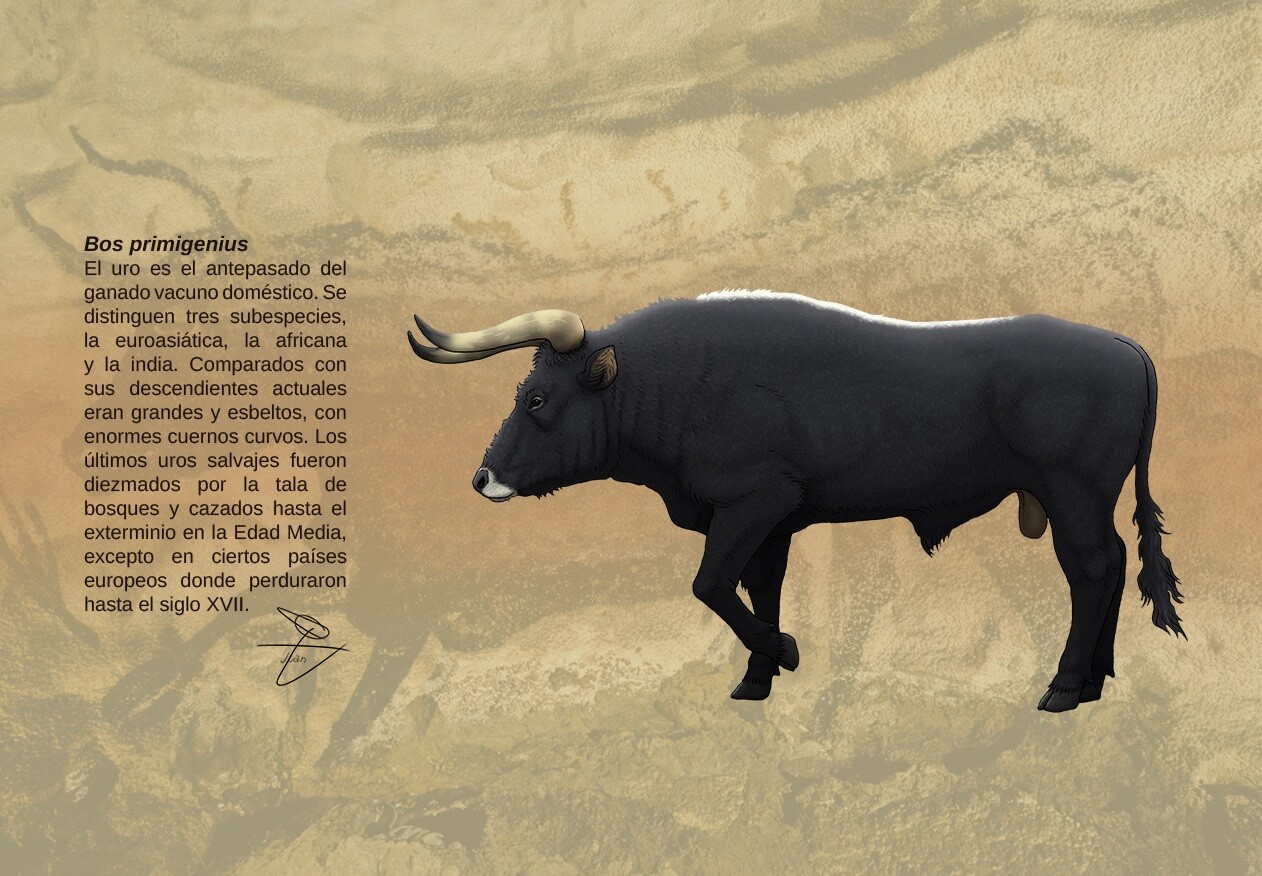 ArtStation - Aurochs. Iberian Stone Age.