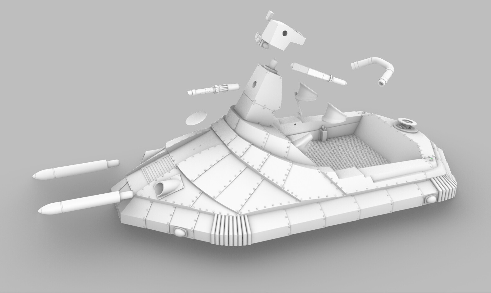 Christopher King - Flash Gordon (1980) Hawkman Rocket Cycle Model