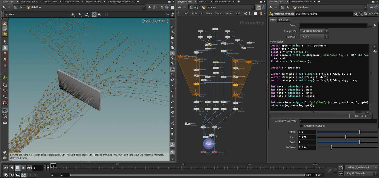 David Chen - Procedural Animation Created with Houdini VEX