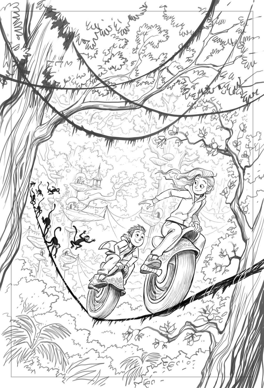 jack and annie coloring pages