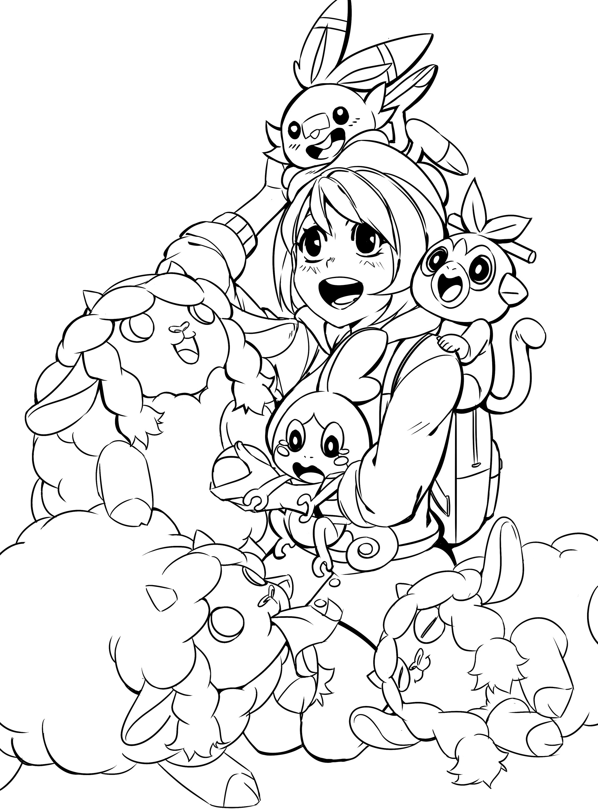 pokemon shield coloring pages