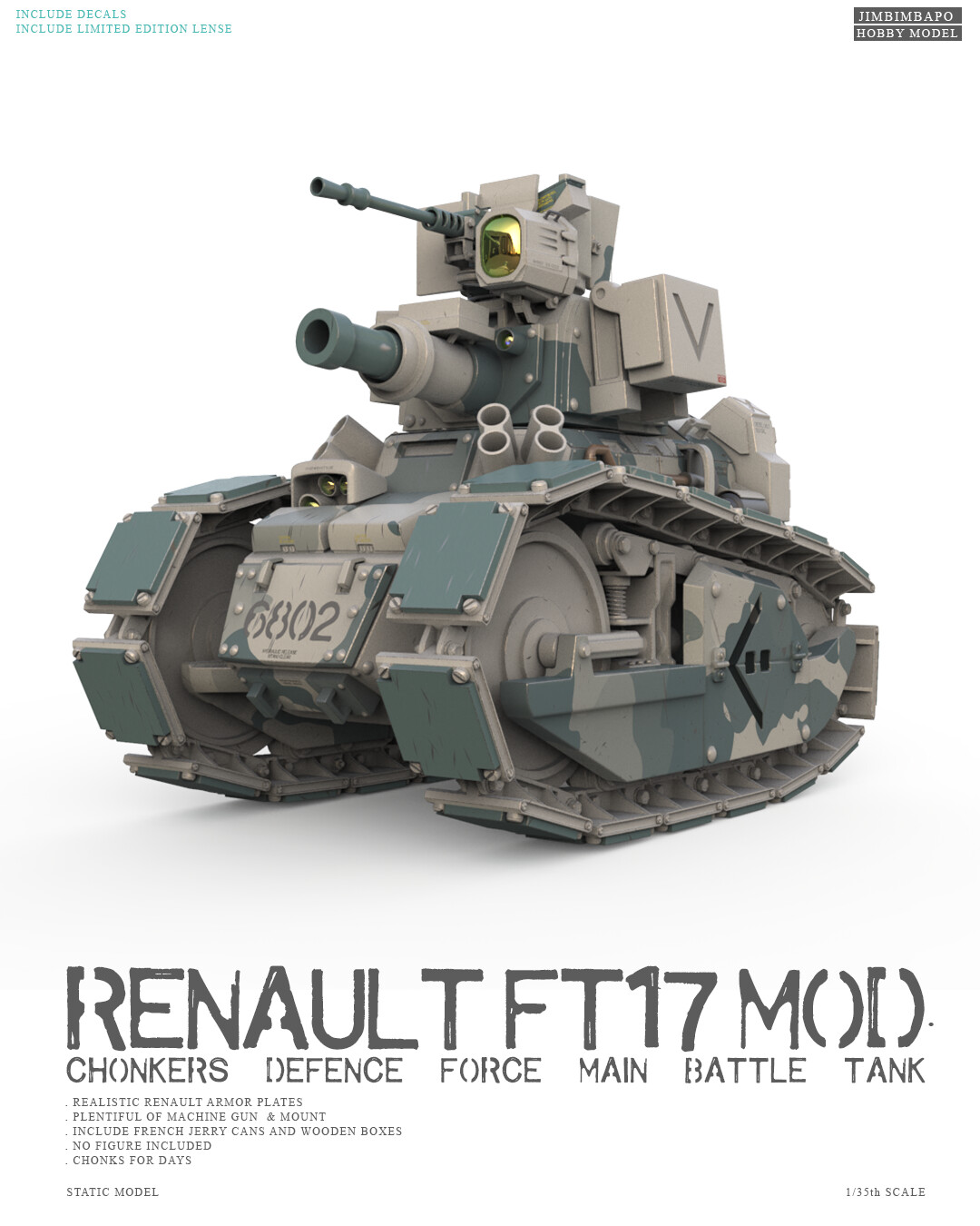 ArtStation - Renault FT17 MOD.