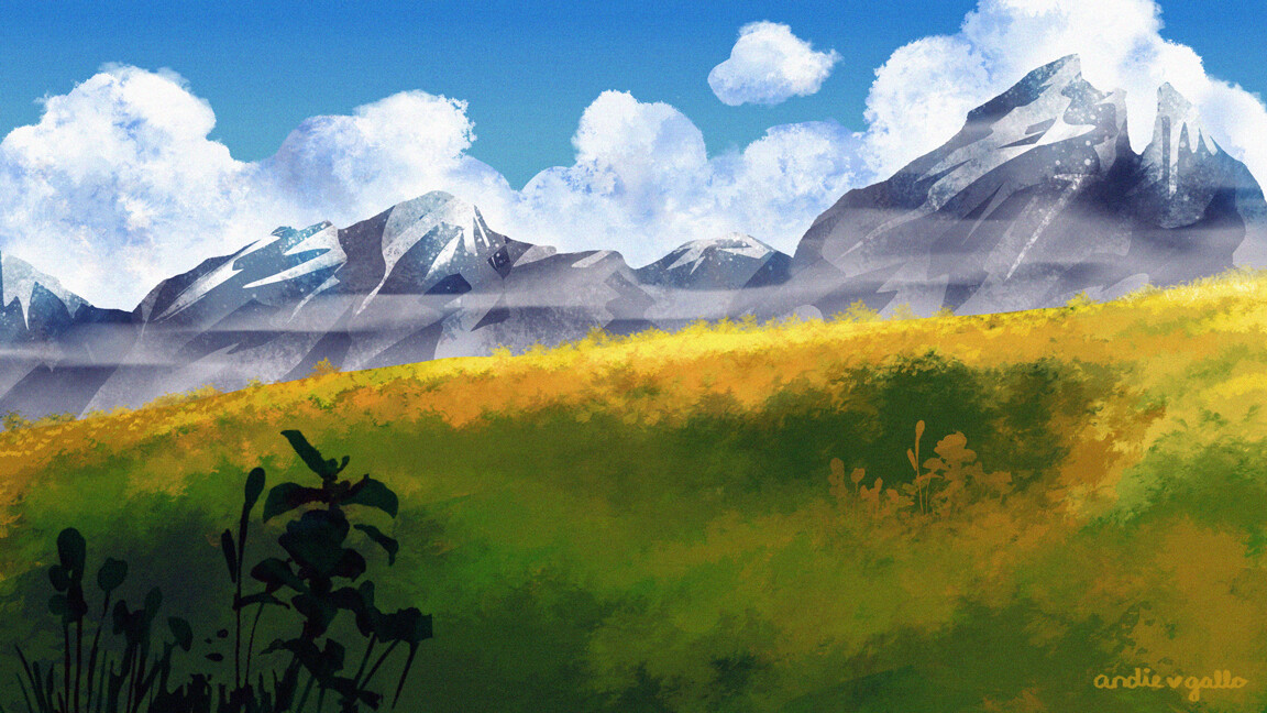 ArtStation - Blue Mountains