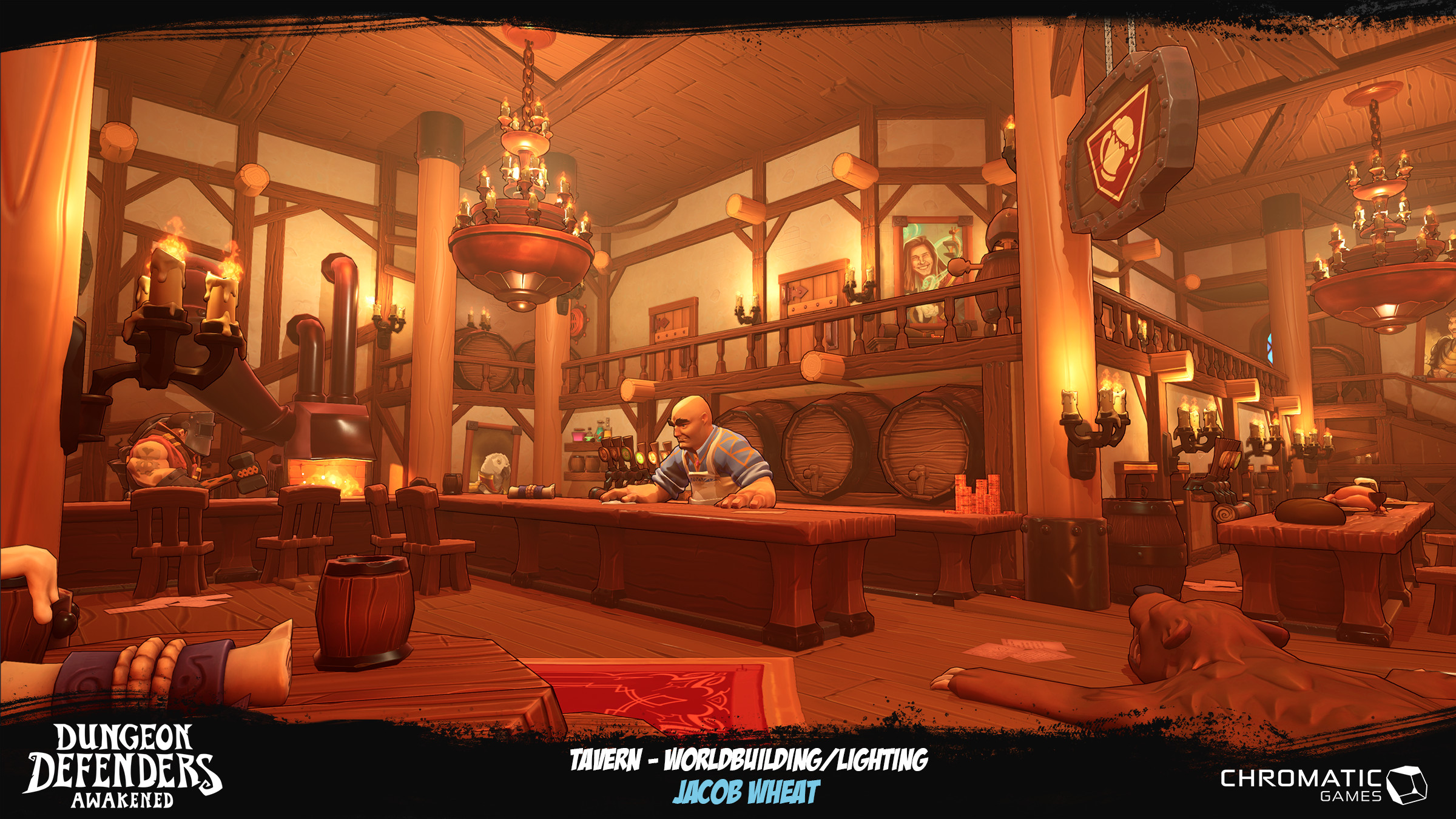Jacob Wheat Environment Artist - Tavern - Dungeon Defenders: Awakened