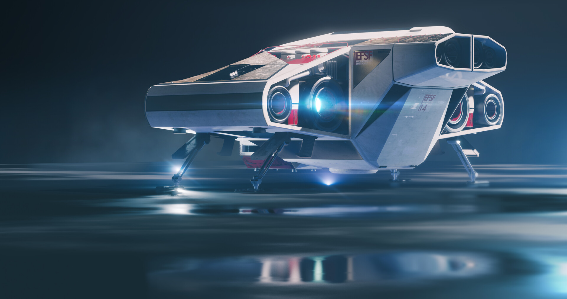 David Alvarez Portfolio - EFSF Spaceship