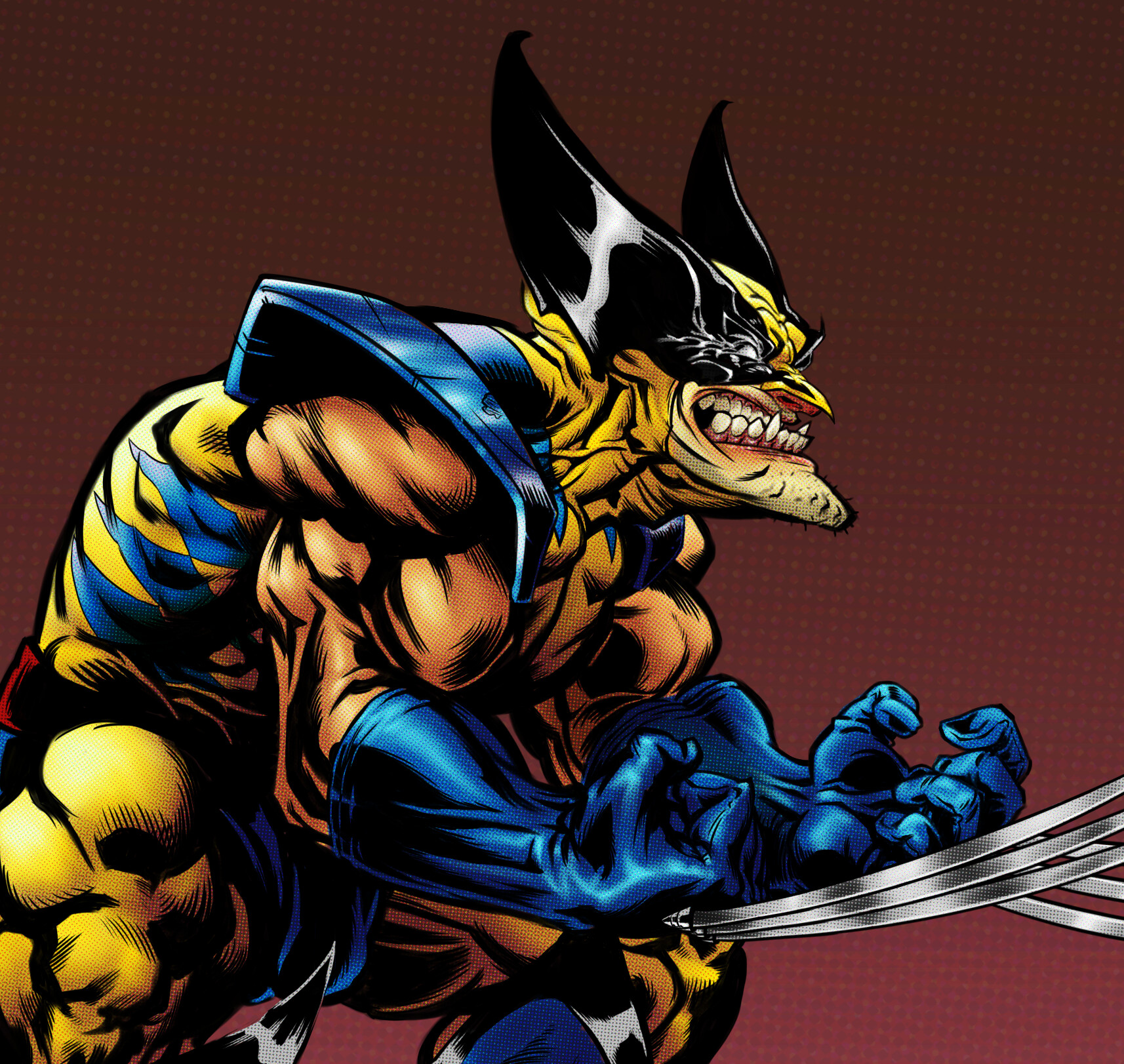 ArtStation - Wolverine - Berserker Rage Fan Art