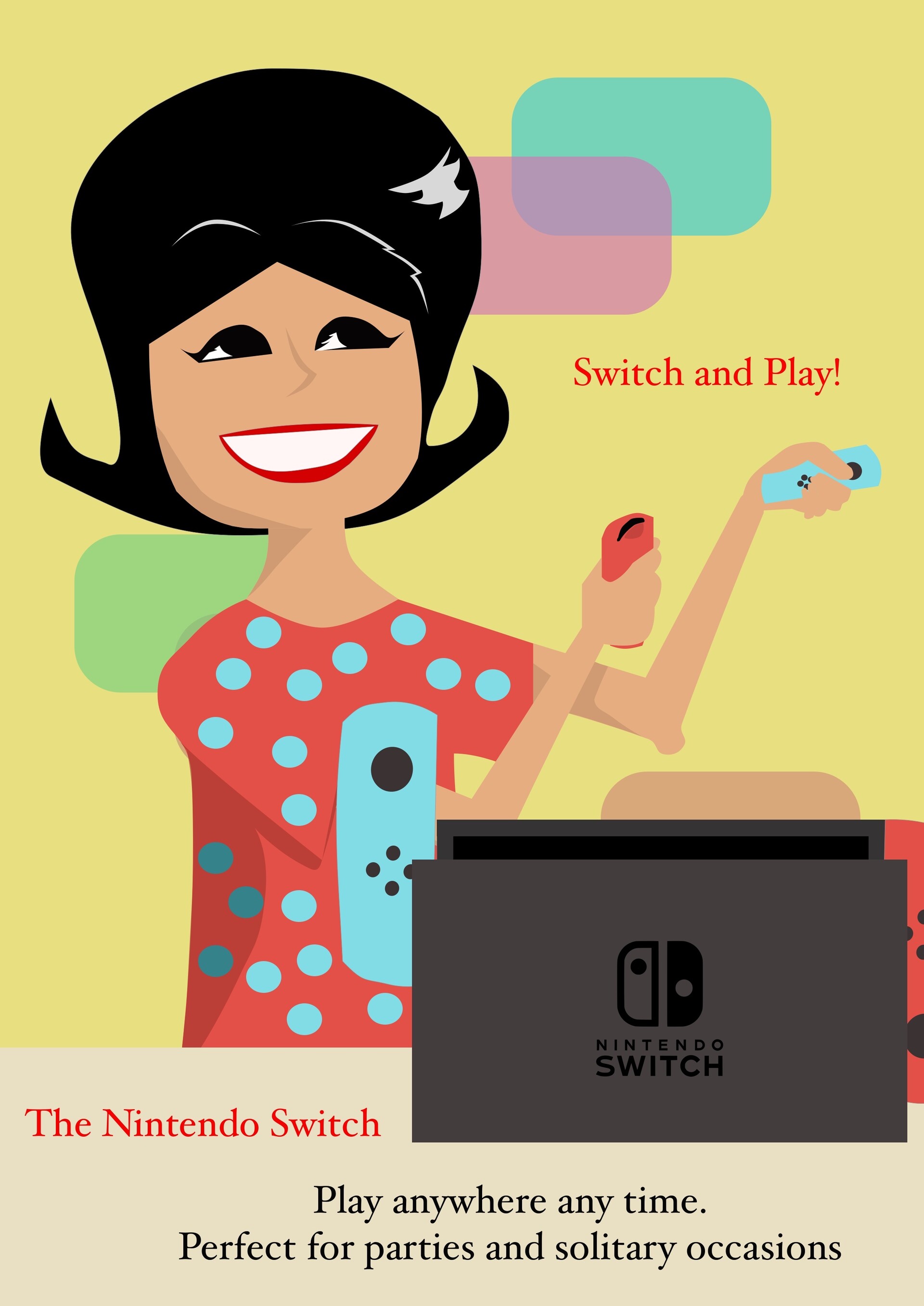 ArtStation - Retro Switch Poster