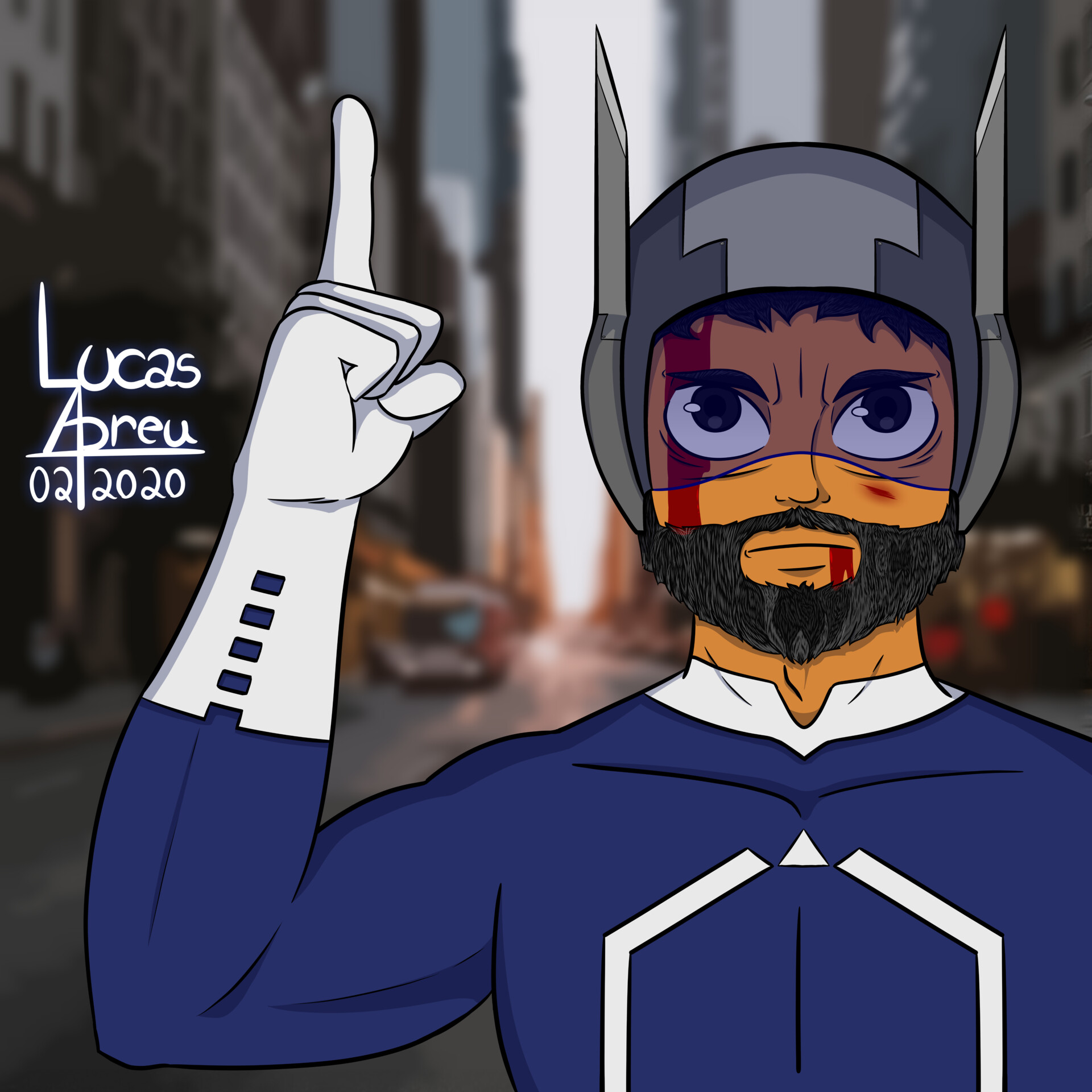 ArtStation - R.A.B.B.O.T (Hero OC)